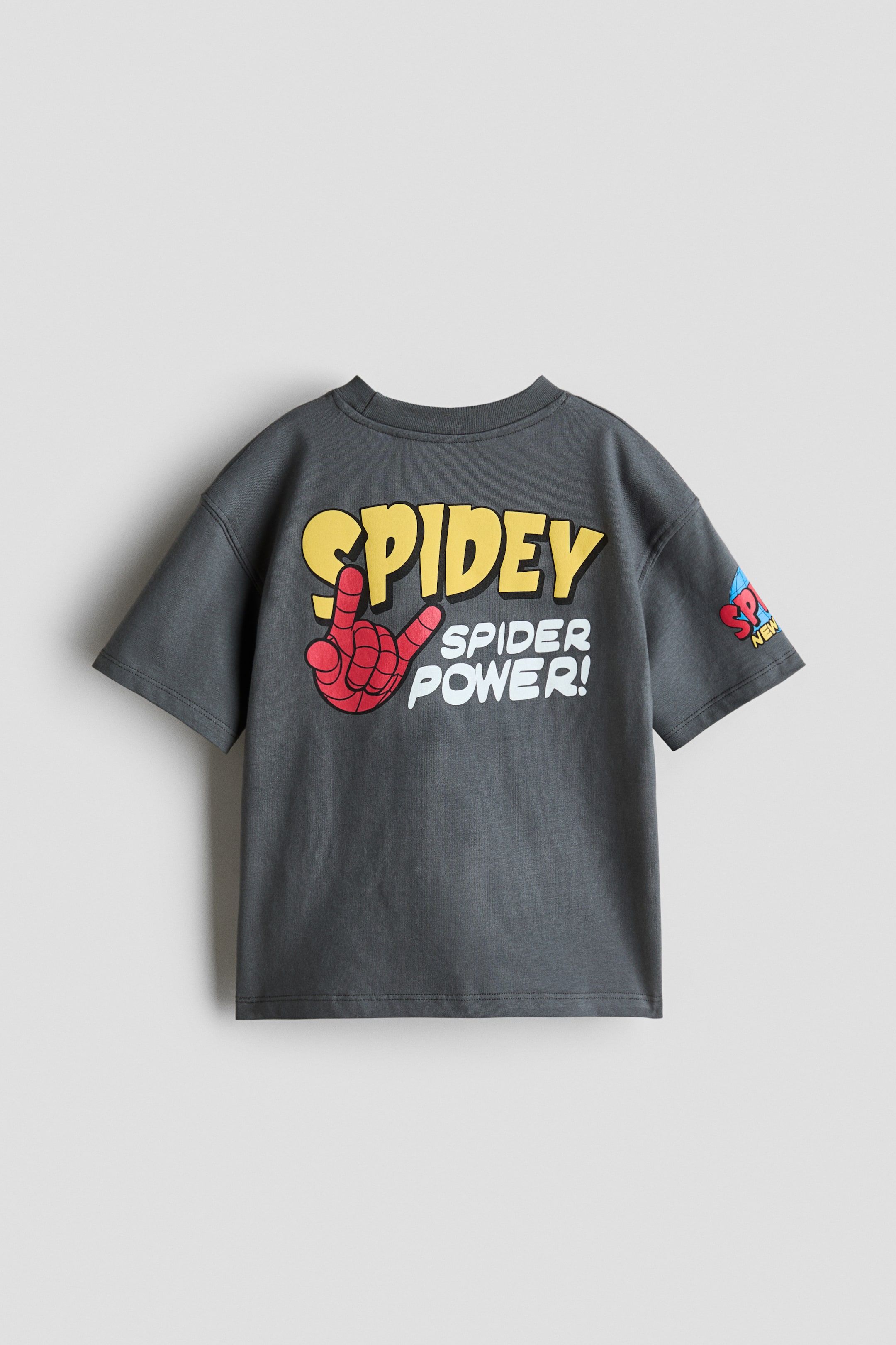 Gray/Spider-Man Loose-Fit Printed T-Shirt for kids - Clothing | H&M CA
