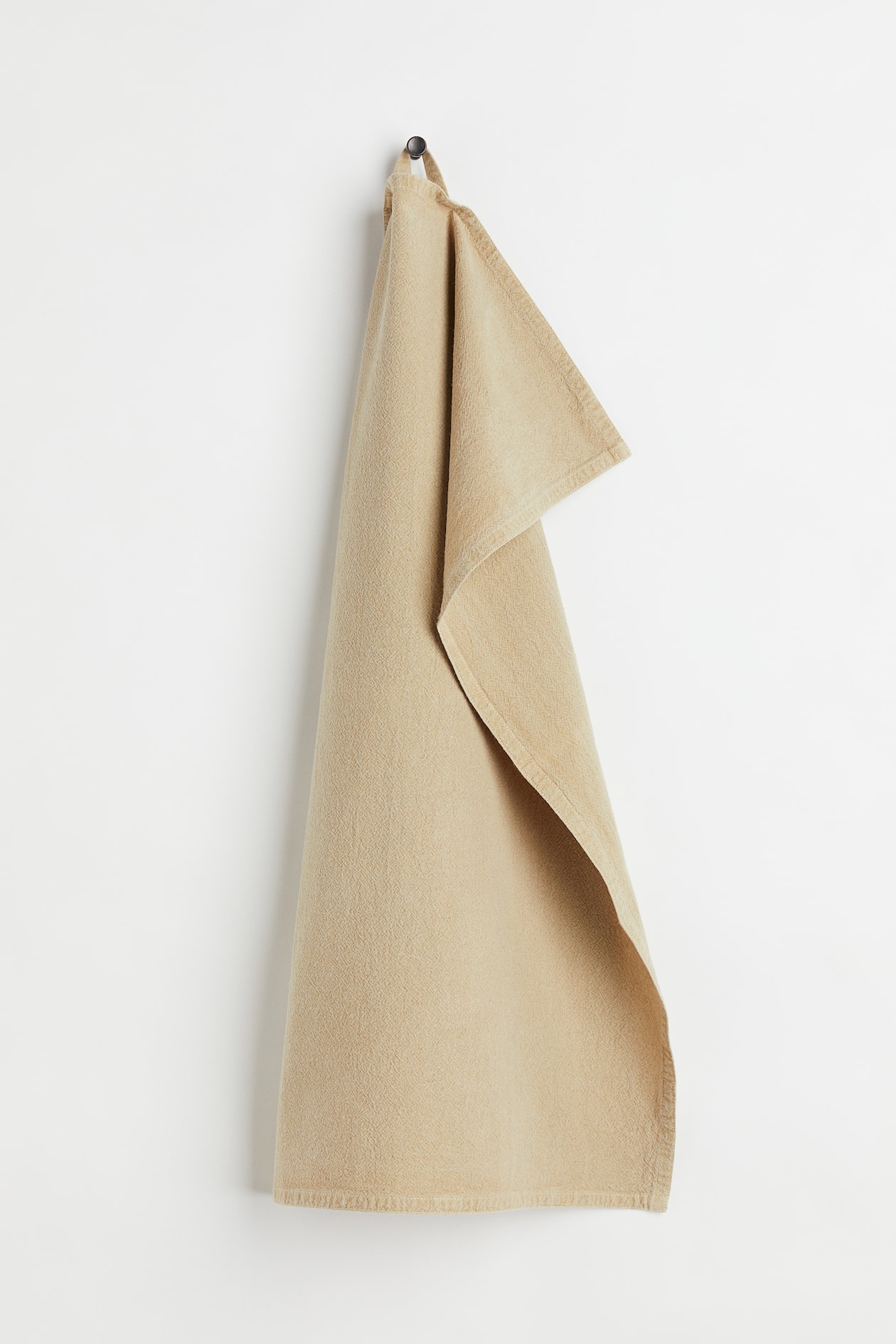 Plant-dyed tea towel - Light khaki - Home All | H&M IN