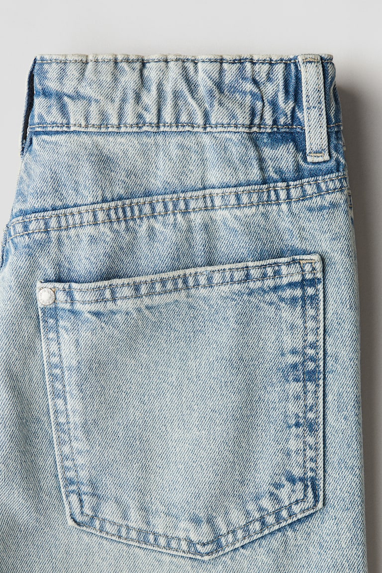 Light denim blue Loose Fit Bootcut Leg Jeans for kids | H&M US