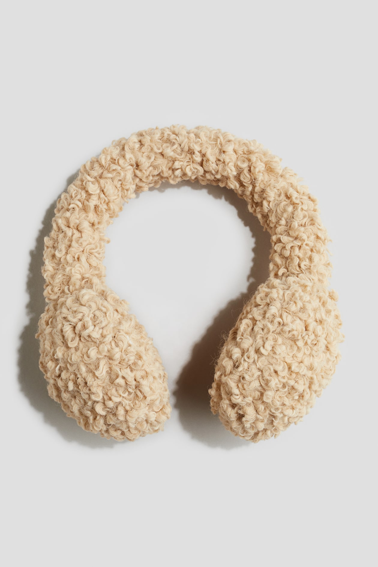 Beige Fluffy Earmuffs for kids | H&M AU