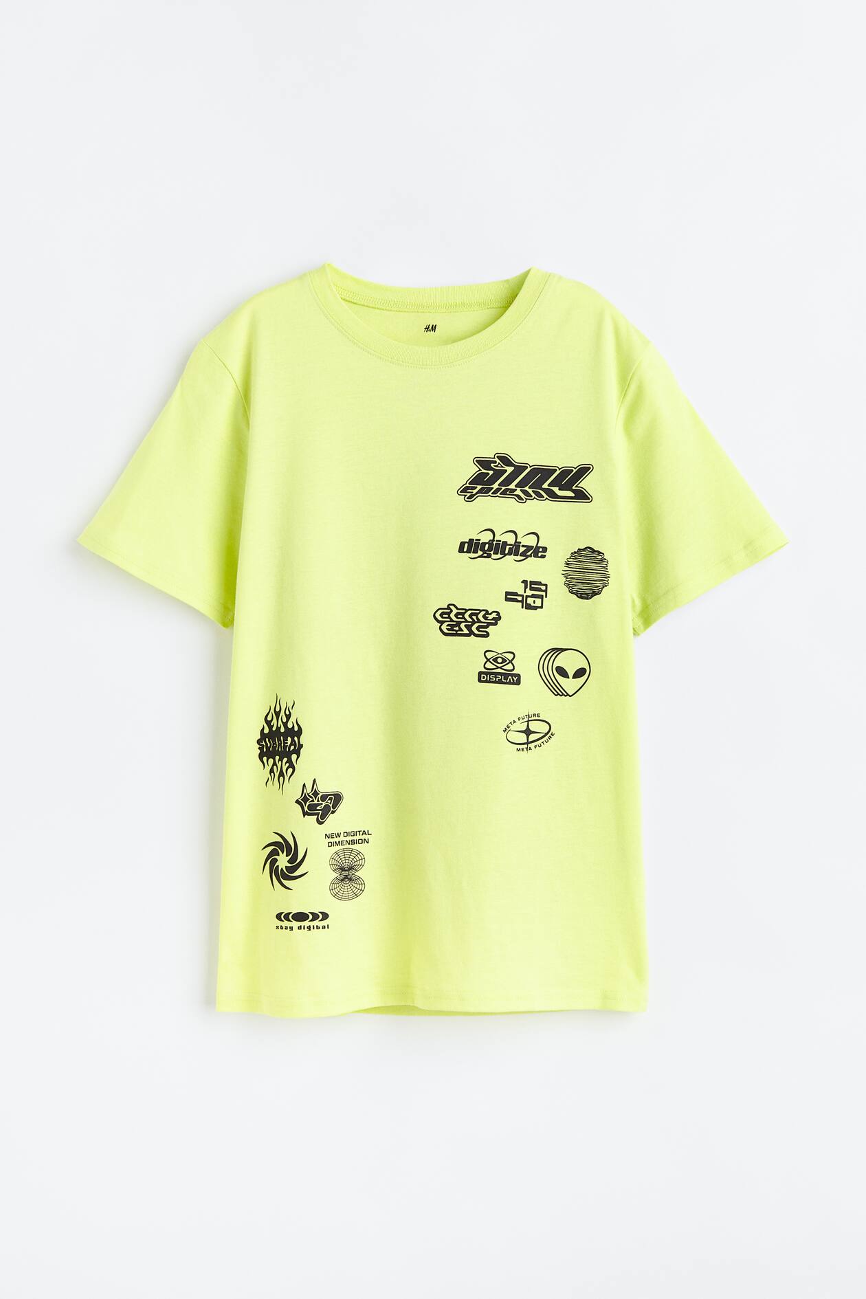 Camiseta de algodón con motivo estampado - Amarillo/Stay Epic - NIÑOS ...