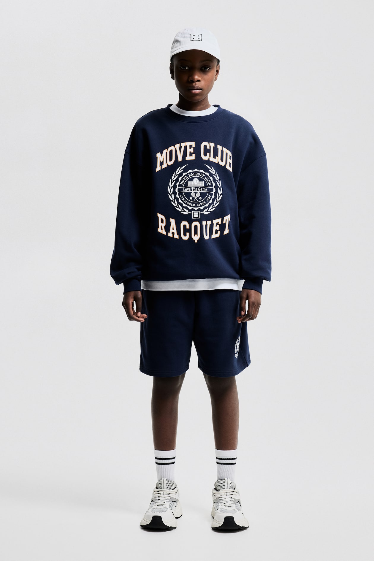 Sports sweatshirt - Navy blue/Move Club - Kids | H&M GB