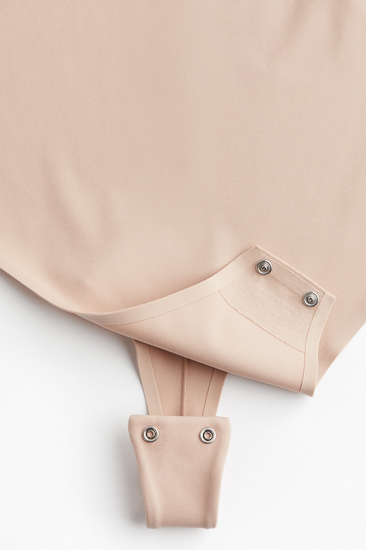 Light Shape Microfiber Thong Bodysuit - Light beige - Ladies | H&M US