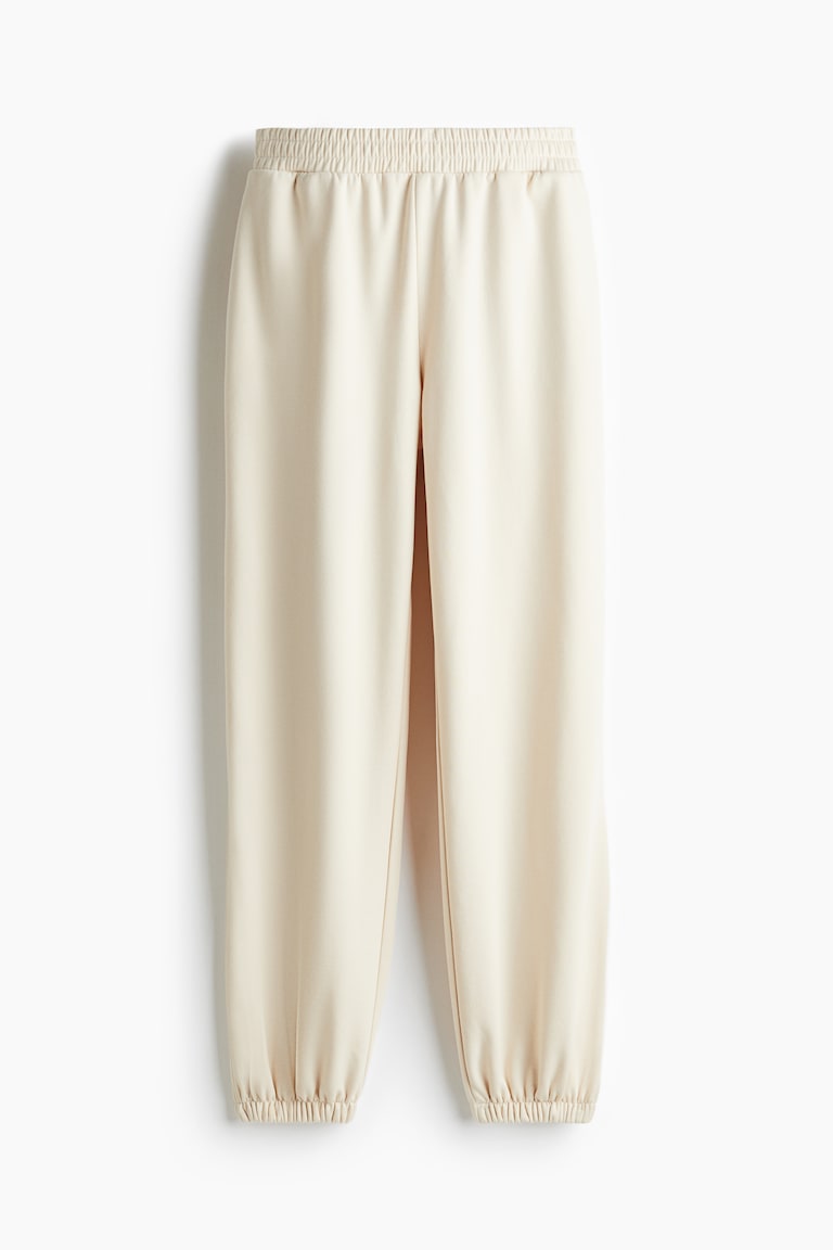 Women's Light beige High Waist Joggers | H&M US
