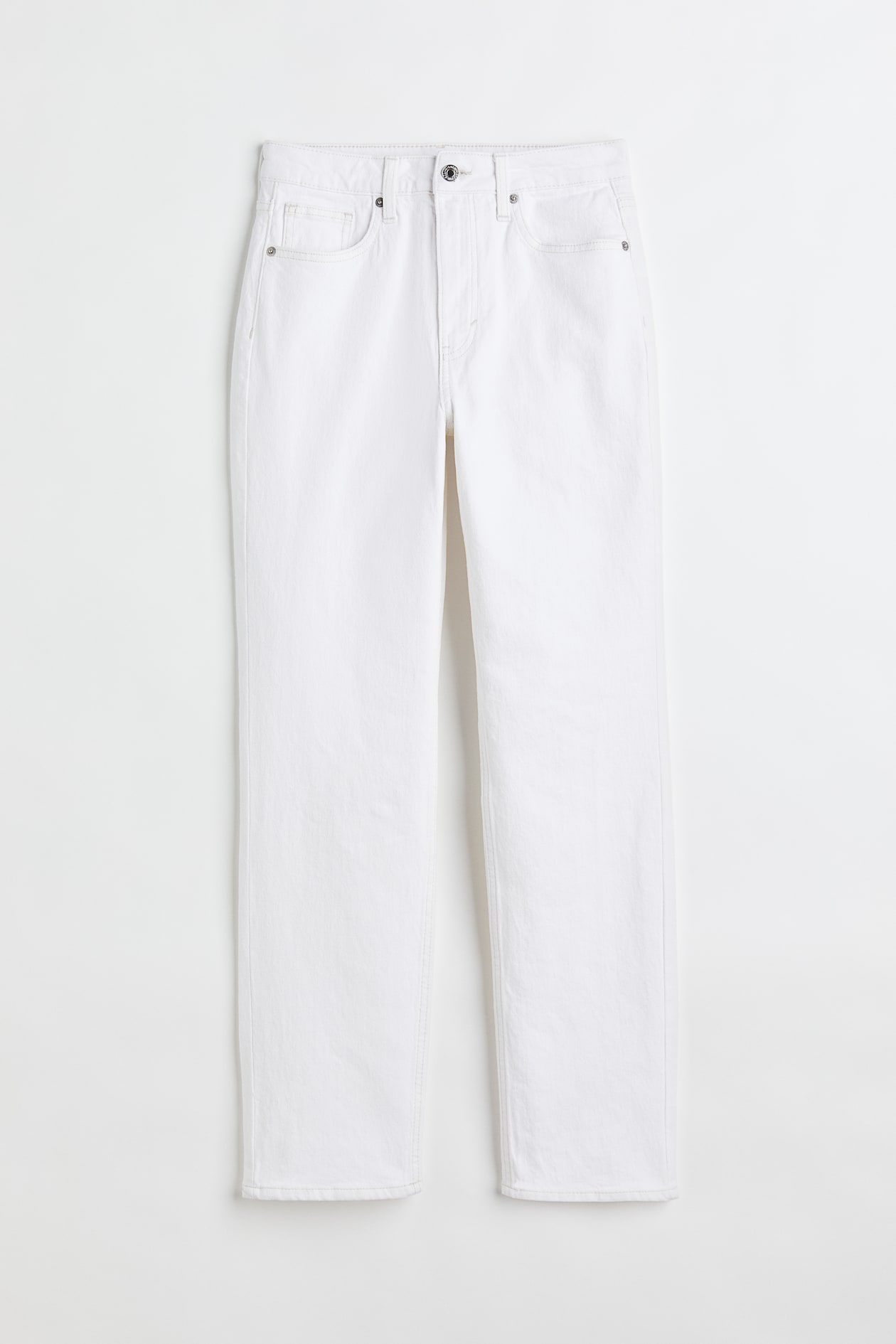 Women's White Vintage Straight High Jeans | H&M IN