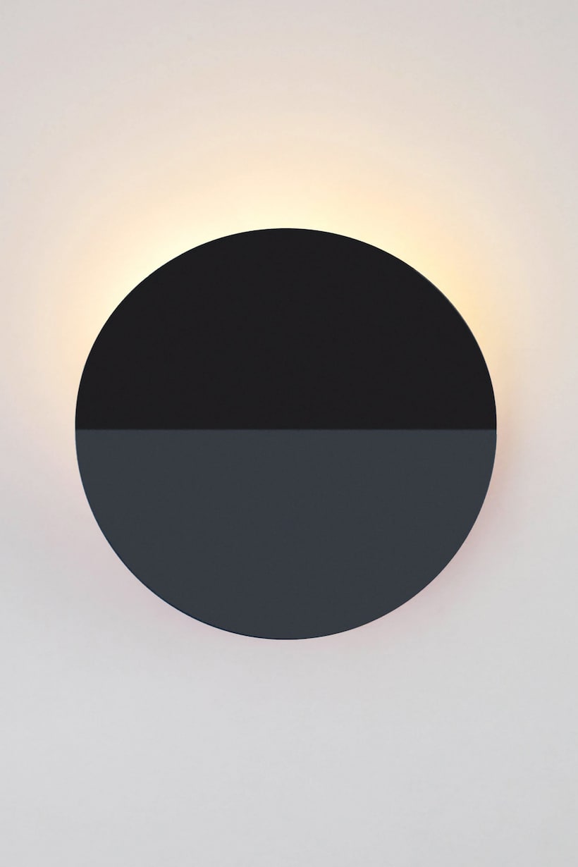 Round Diffused Wall Light - Dark Grey - houseof - Home All | H&M GB