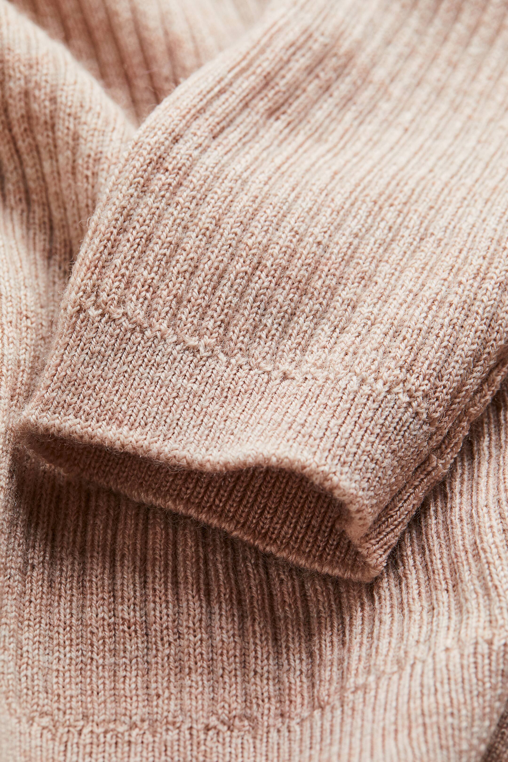 2-piece merino wool set - Powder pink marl - Kids | H&M GB