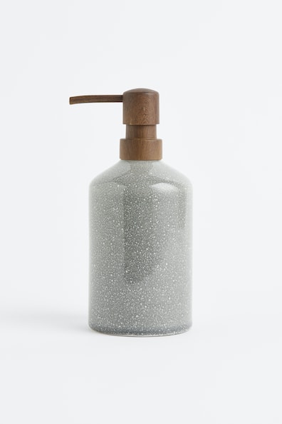 Stoneware Soap Dispenser - Gray - Home All | H&M US