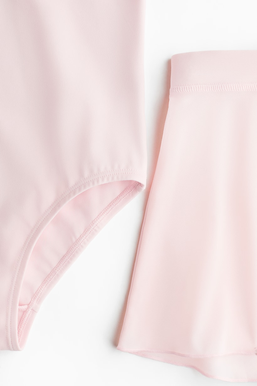 Conjunto 2 piezas leotardo y falda con DryMove™ - Rosa claro - Kids | H ...