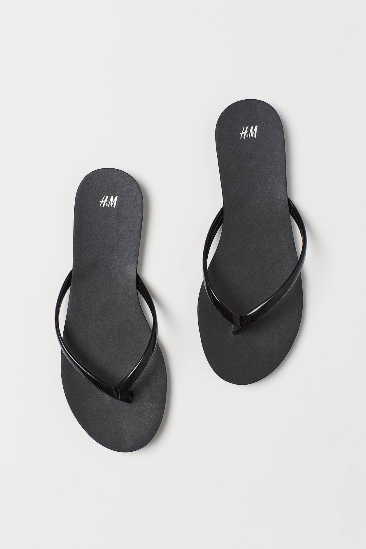 Chancletas - Plano - Negro - MUJER | H&M ES