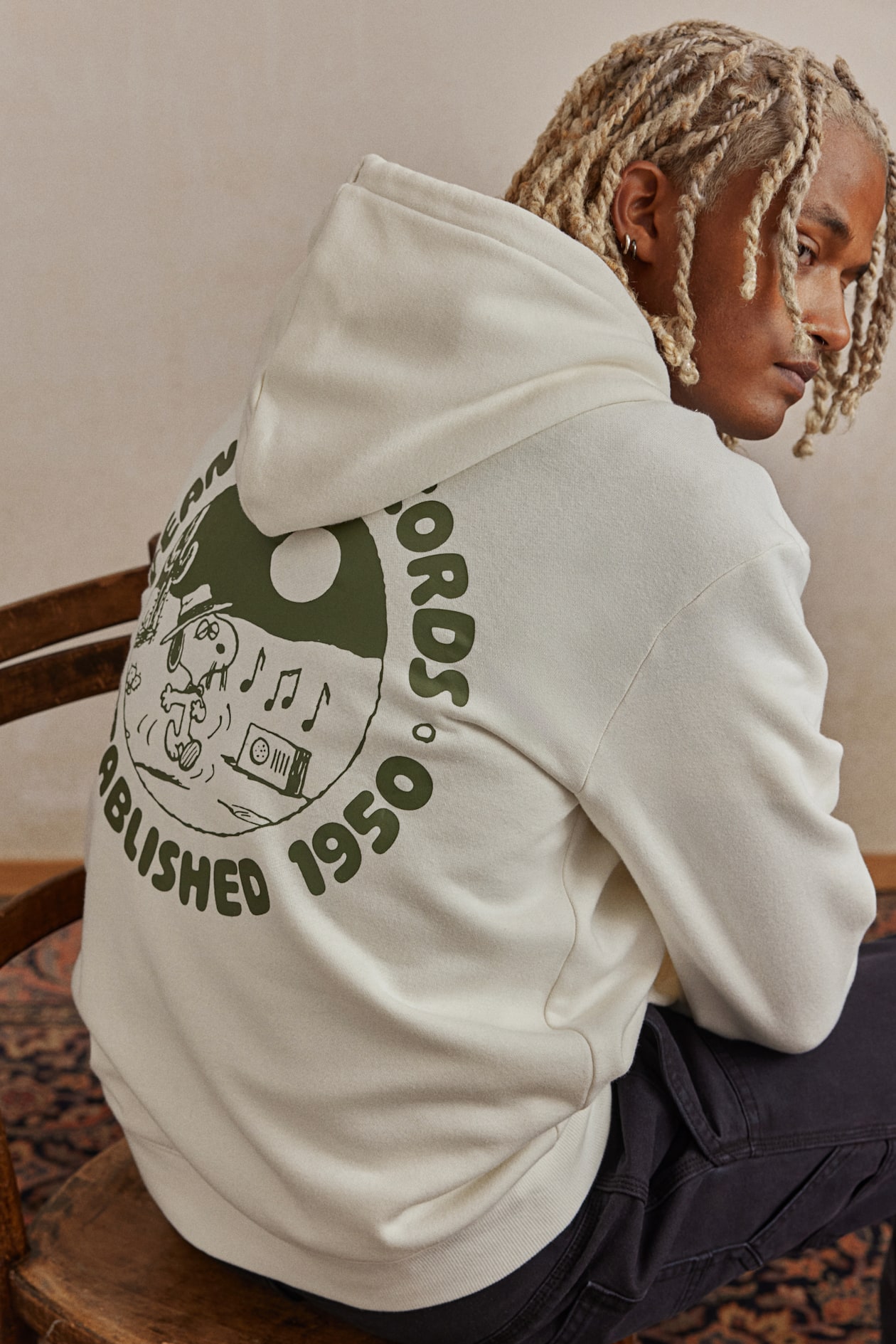 Hanorac Regular Fit - Alb/Snoopy - BĂRBAŢI | H&M RO