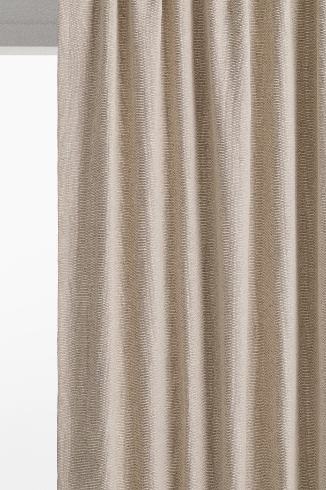 Lot de 1 rideau occultant long et large - Beige - Home All | H&M FR