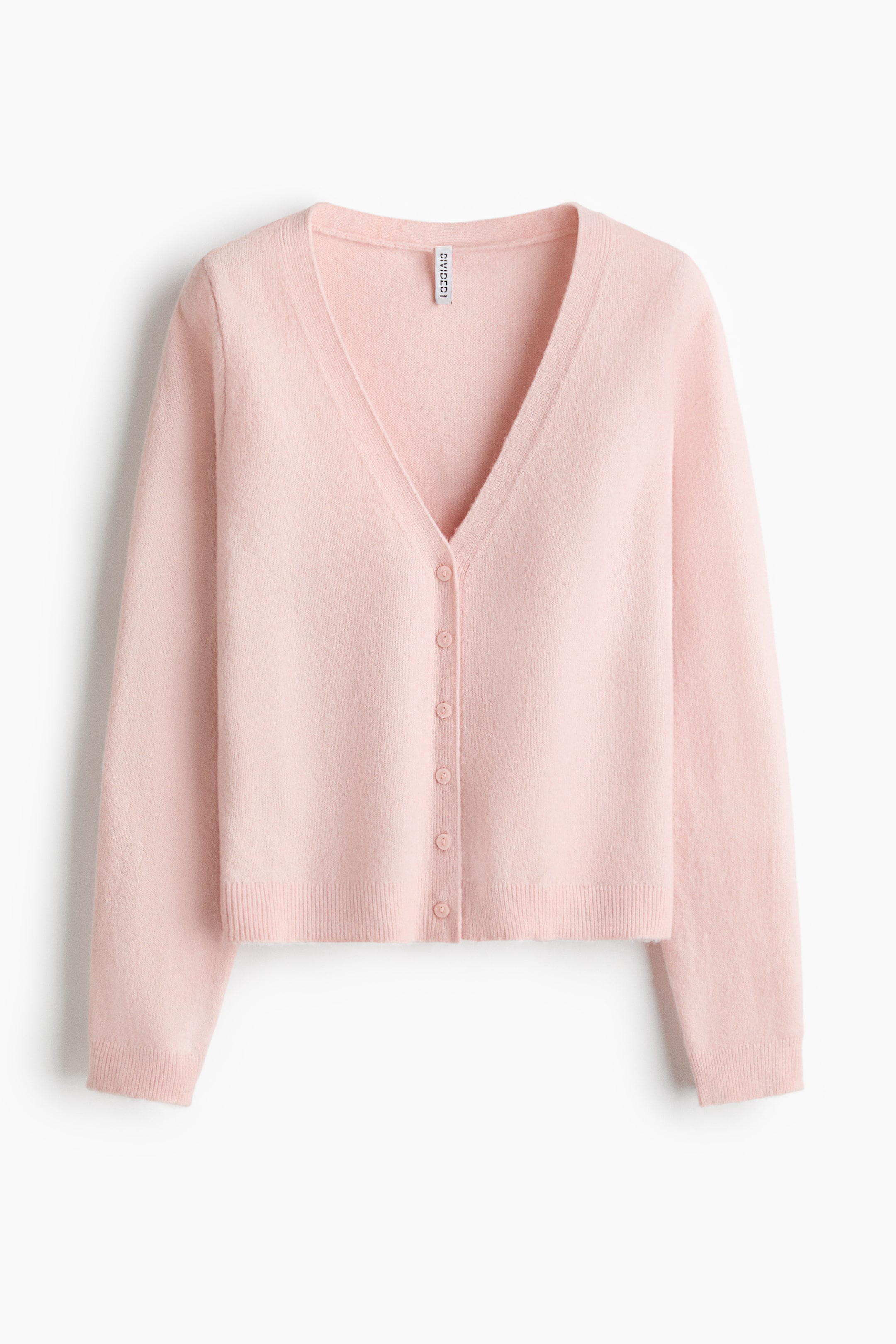 V-neck cardigan - Light pink - Ladies | H&M IN