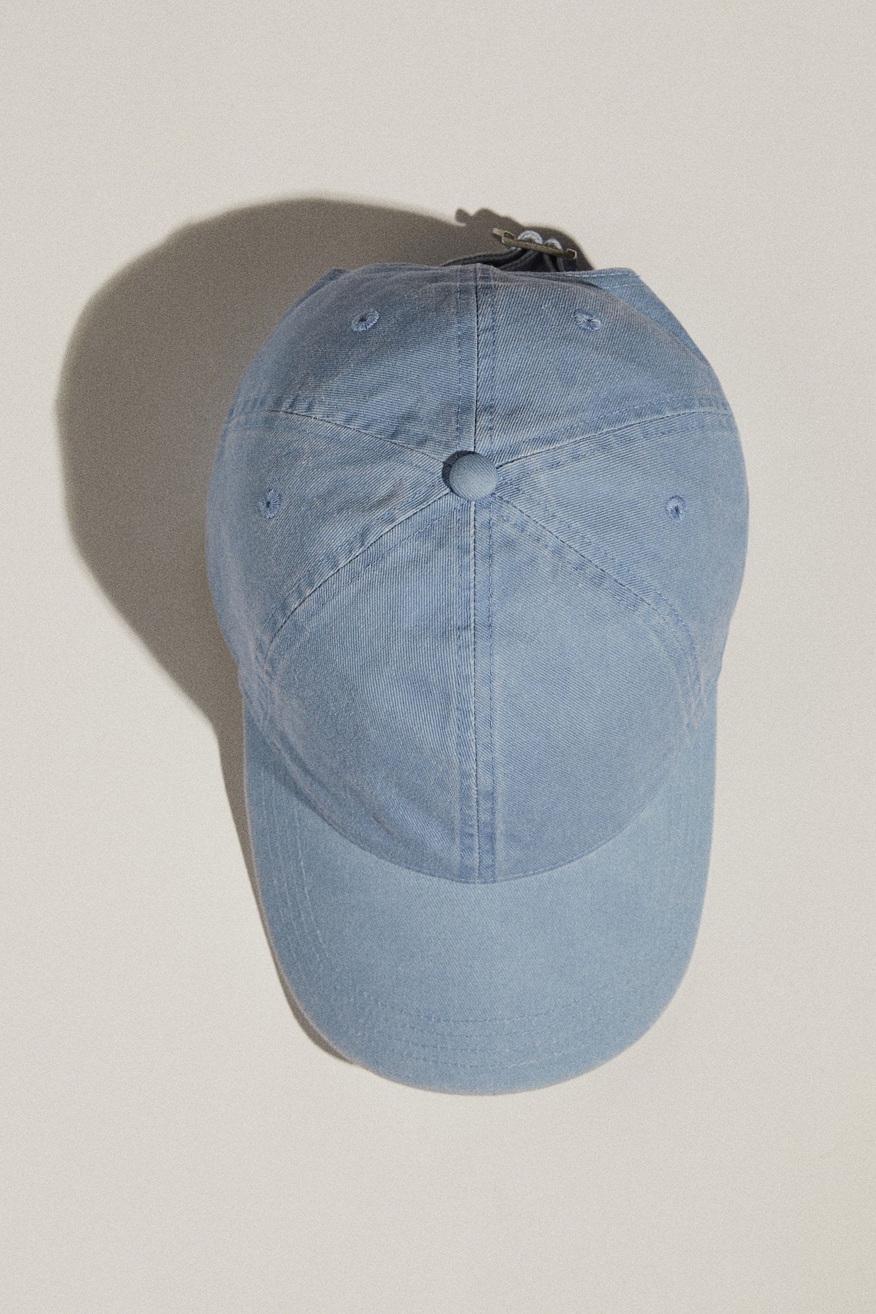 Washed Twill Cap - Light denim blue - Ladies | H&M US