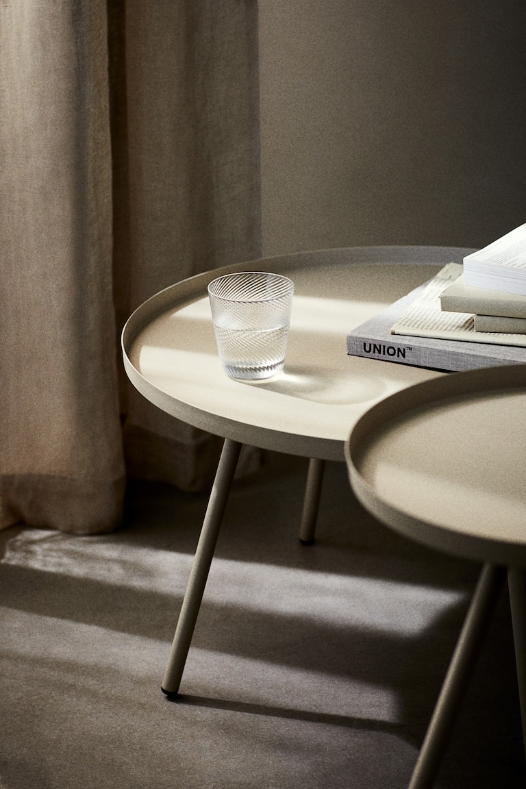 Low Side Table - Light beige - Home All | H&M US