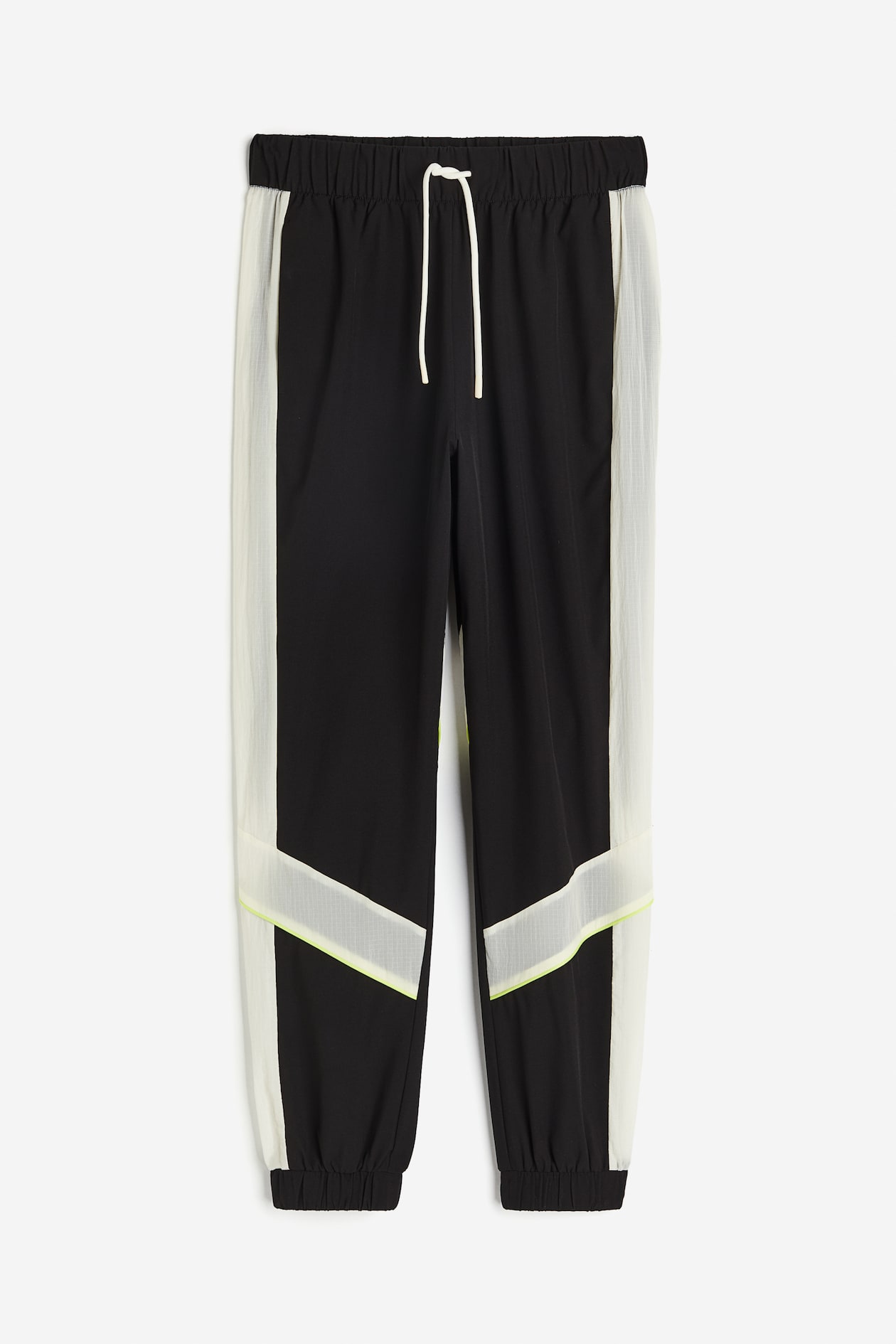 Water-repellent Track Pants - Black/color-block - Ladies | H&M US