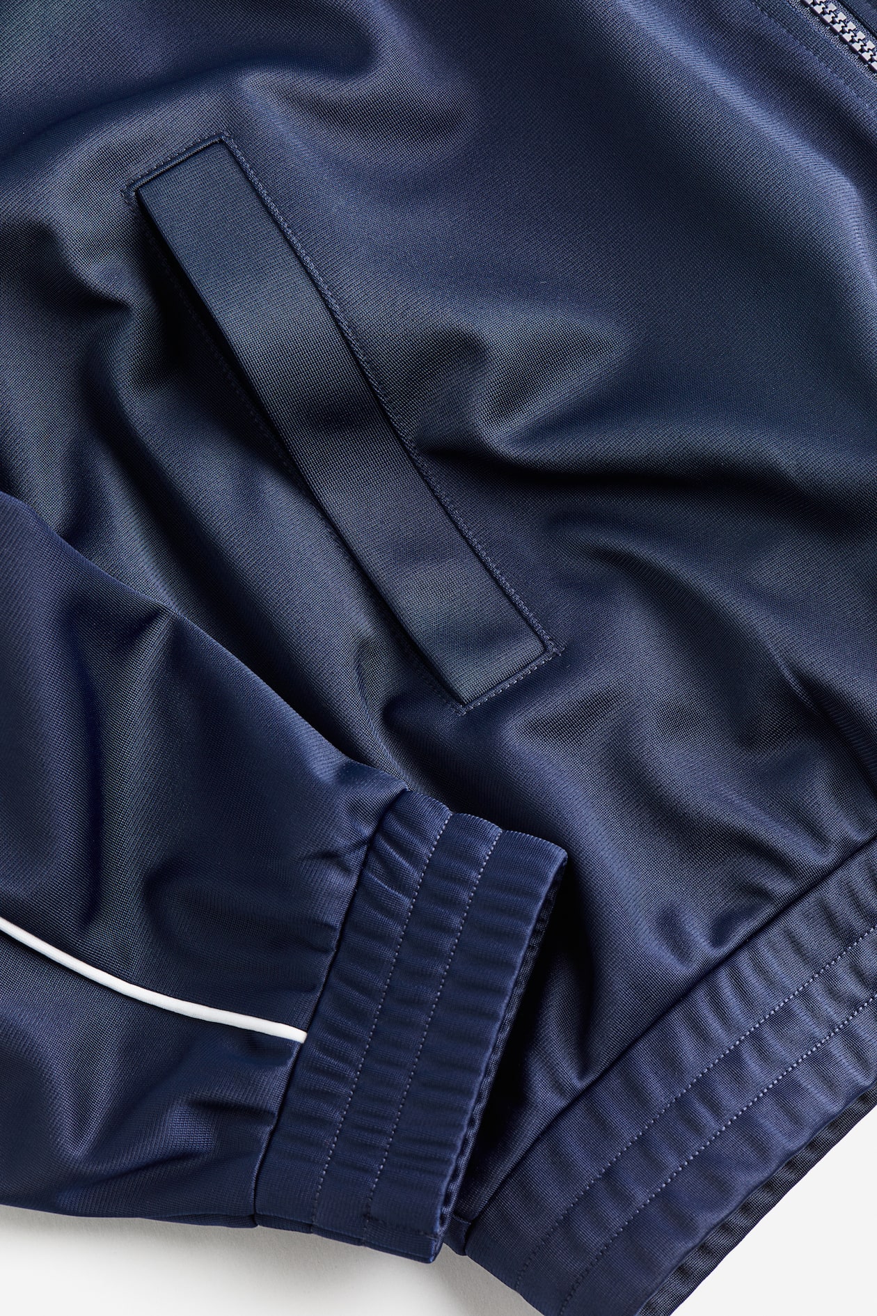 Women's Dark blue/color-block Oversized Track Jacket | H&M PH