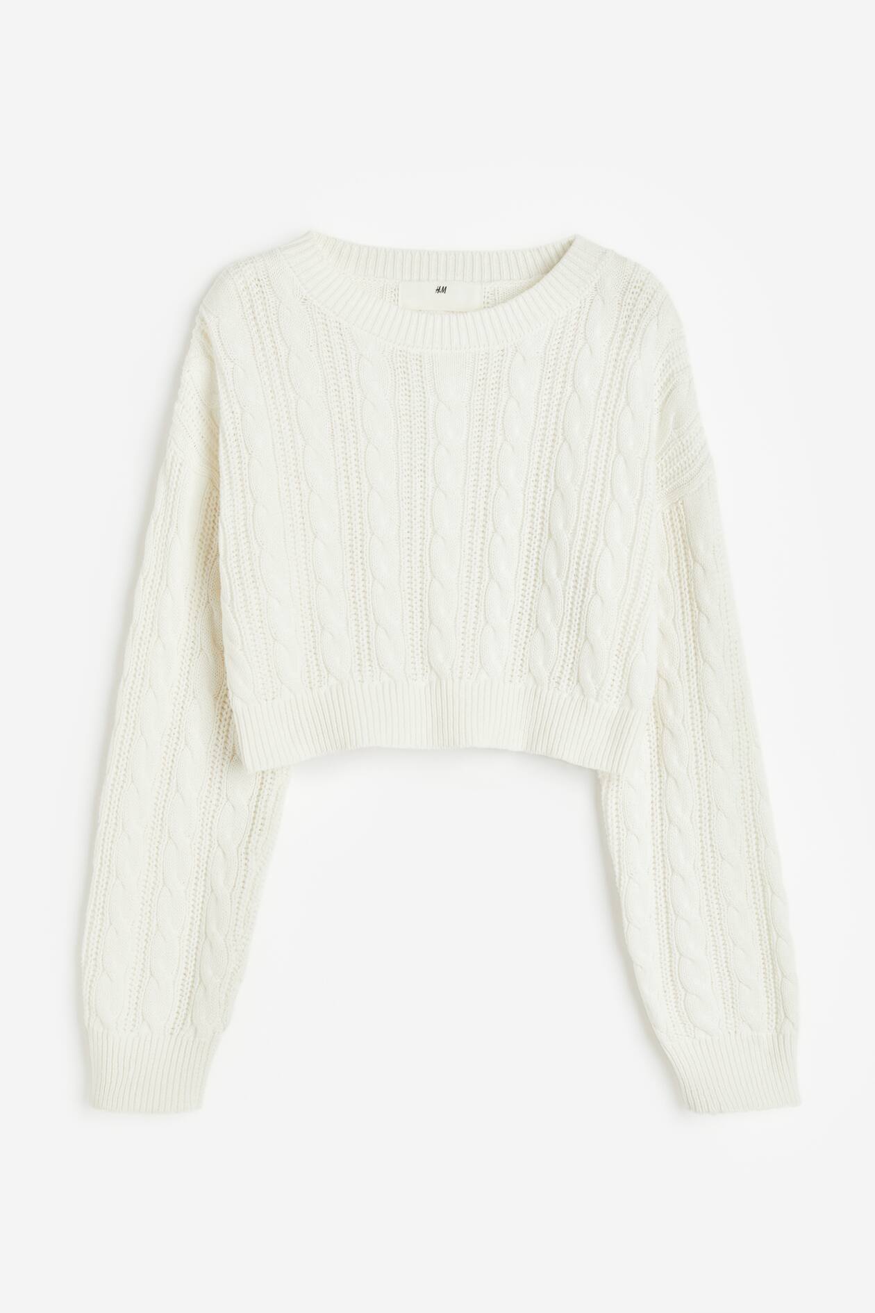 Pull court - Blanc - ENFANT | H&M FR