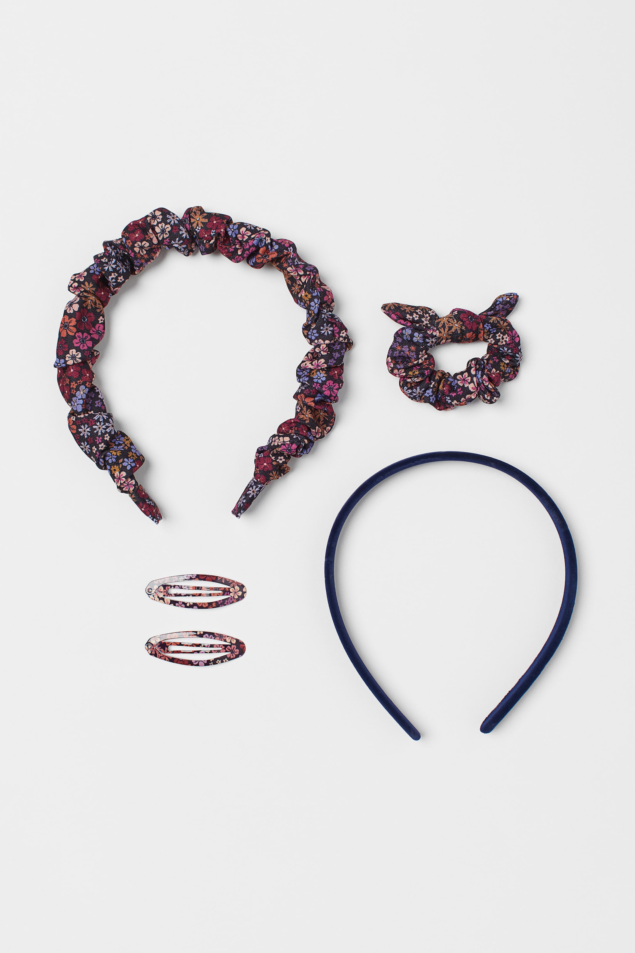 Hair Set - Black/floral - Kids | H&M CA