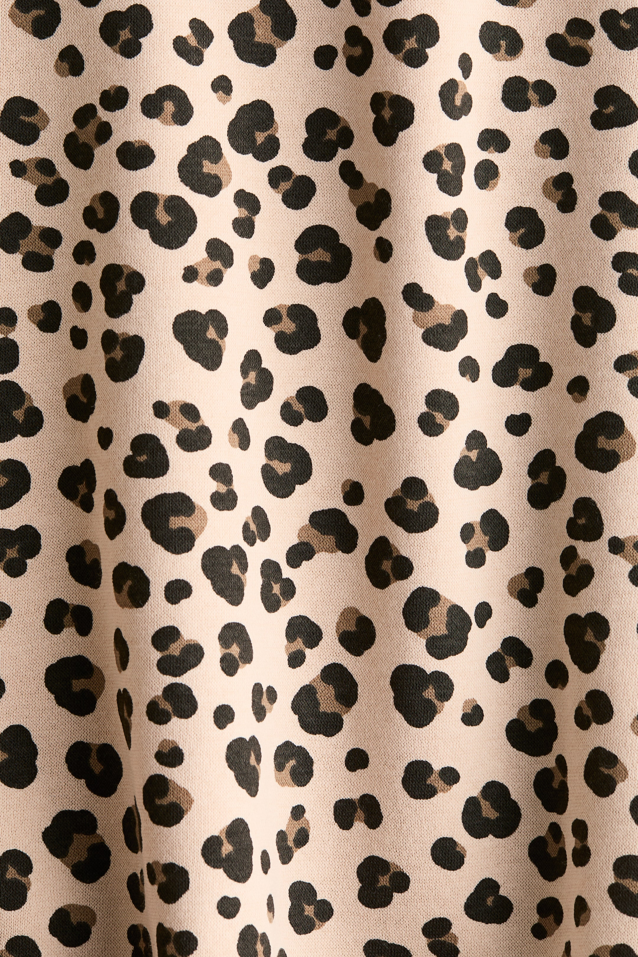 Printed sweatshirt - Light beige/Leopard print - Kids | H&M MY