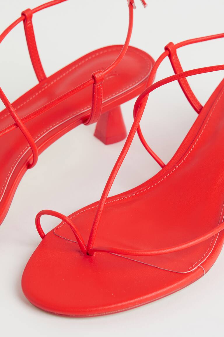 Sandaletten - Hoher Absatz - Rot - Ladies | H&M AT