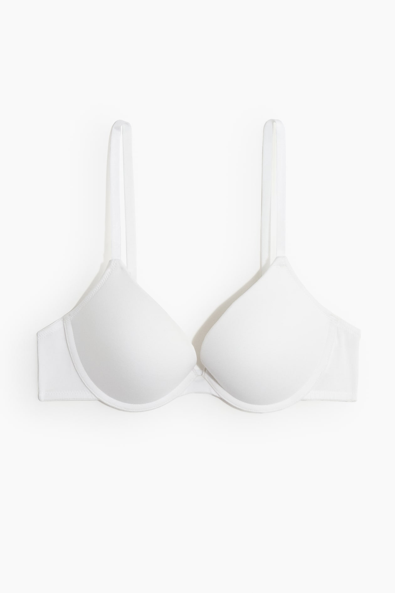 Cotton push-up bra - White - Ladies | H&M IN
