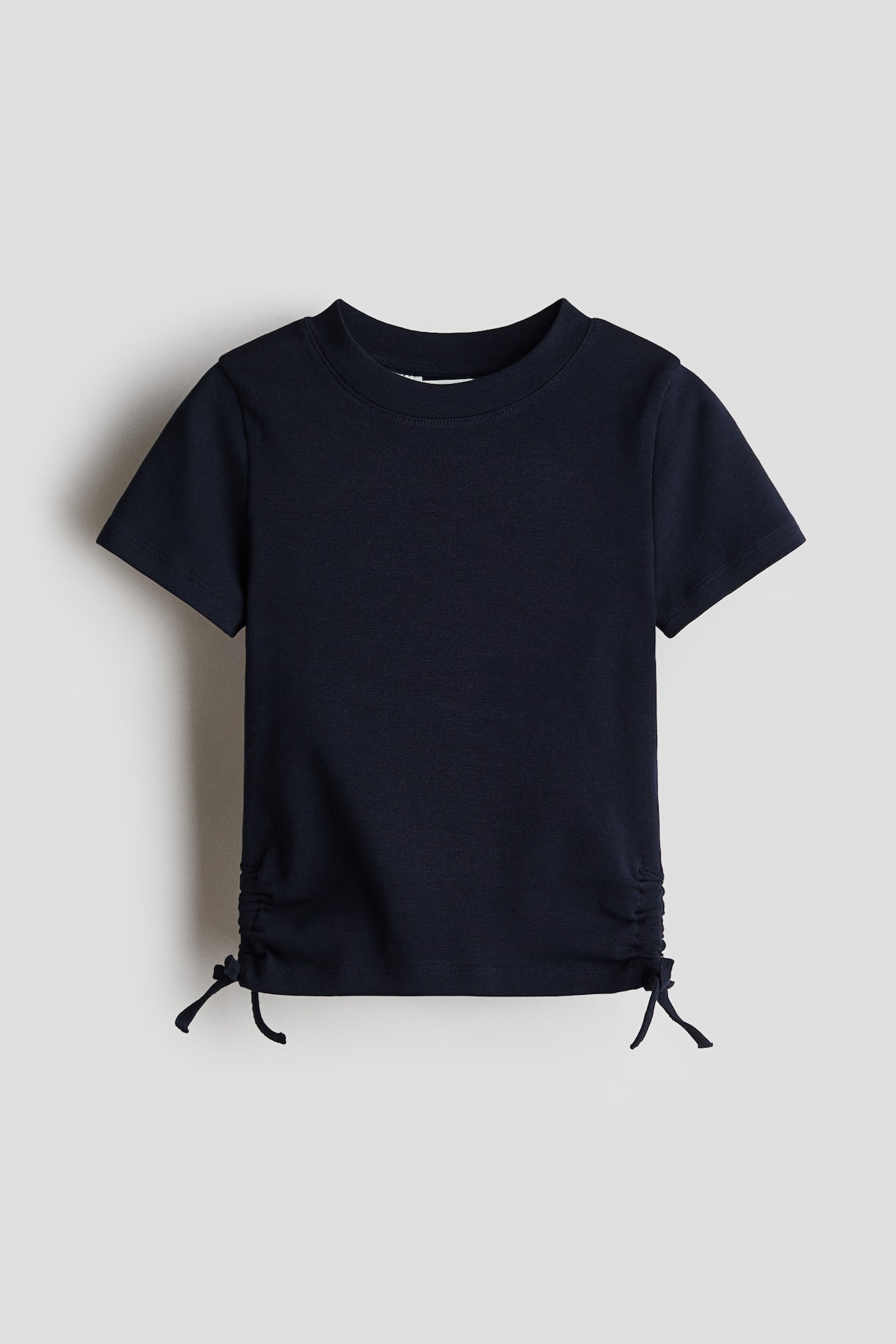 Top in cotone con coulisse - Blu navy - BAMBINO | H&M IT