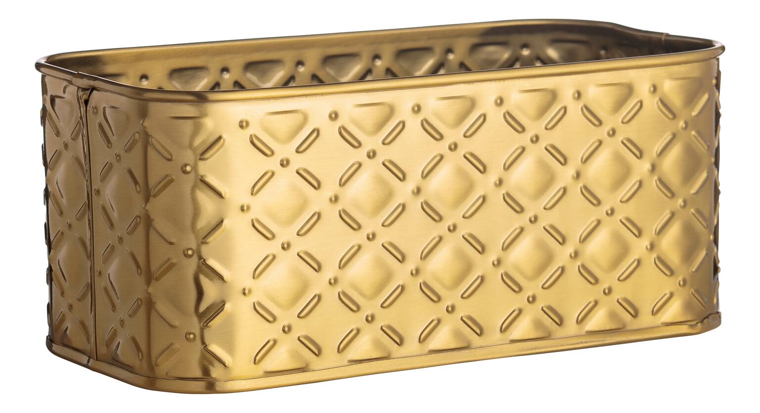 Rectangular Metal Box - Gold-colored - Home All | H&M CA