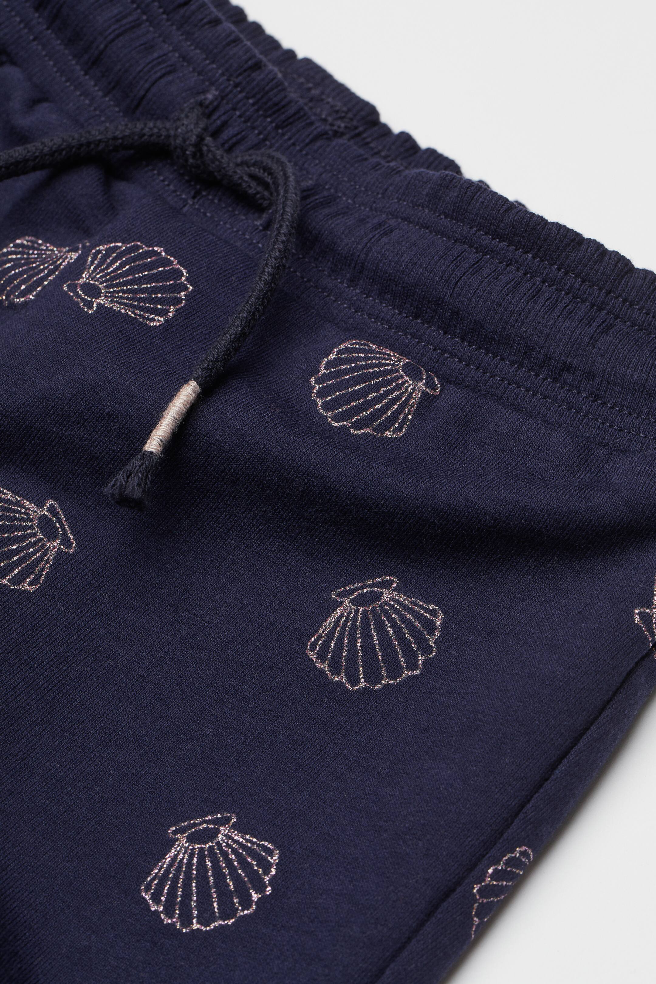 Sweatshirt shorts - Navy blue/Shells - Kids | H&M GB