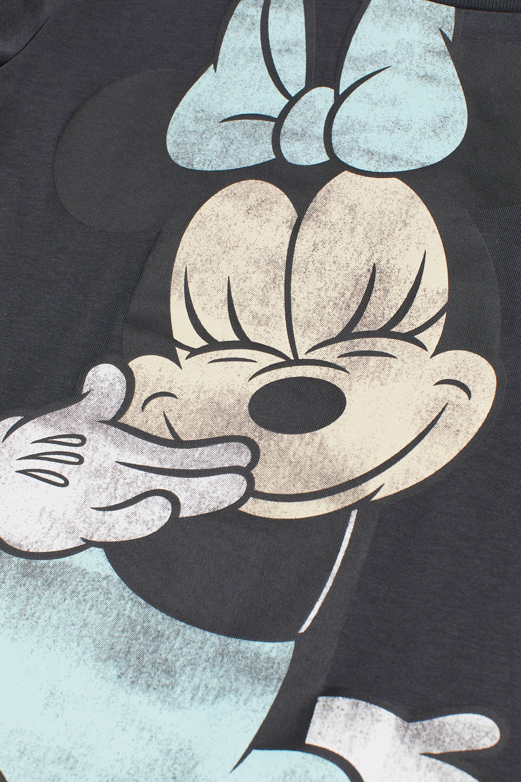 Printed T-shirt - Dark gray/Minnie Mouse - Kids | H&M CA