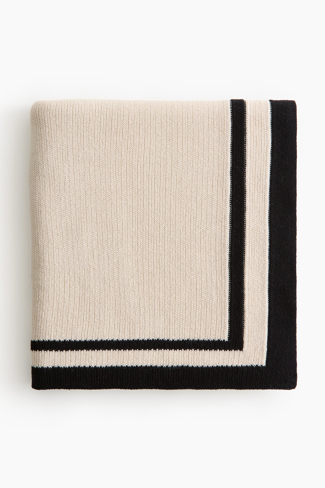 Cotton baby blanket - Light beige/Colour block - Home All | H&M GB