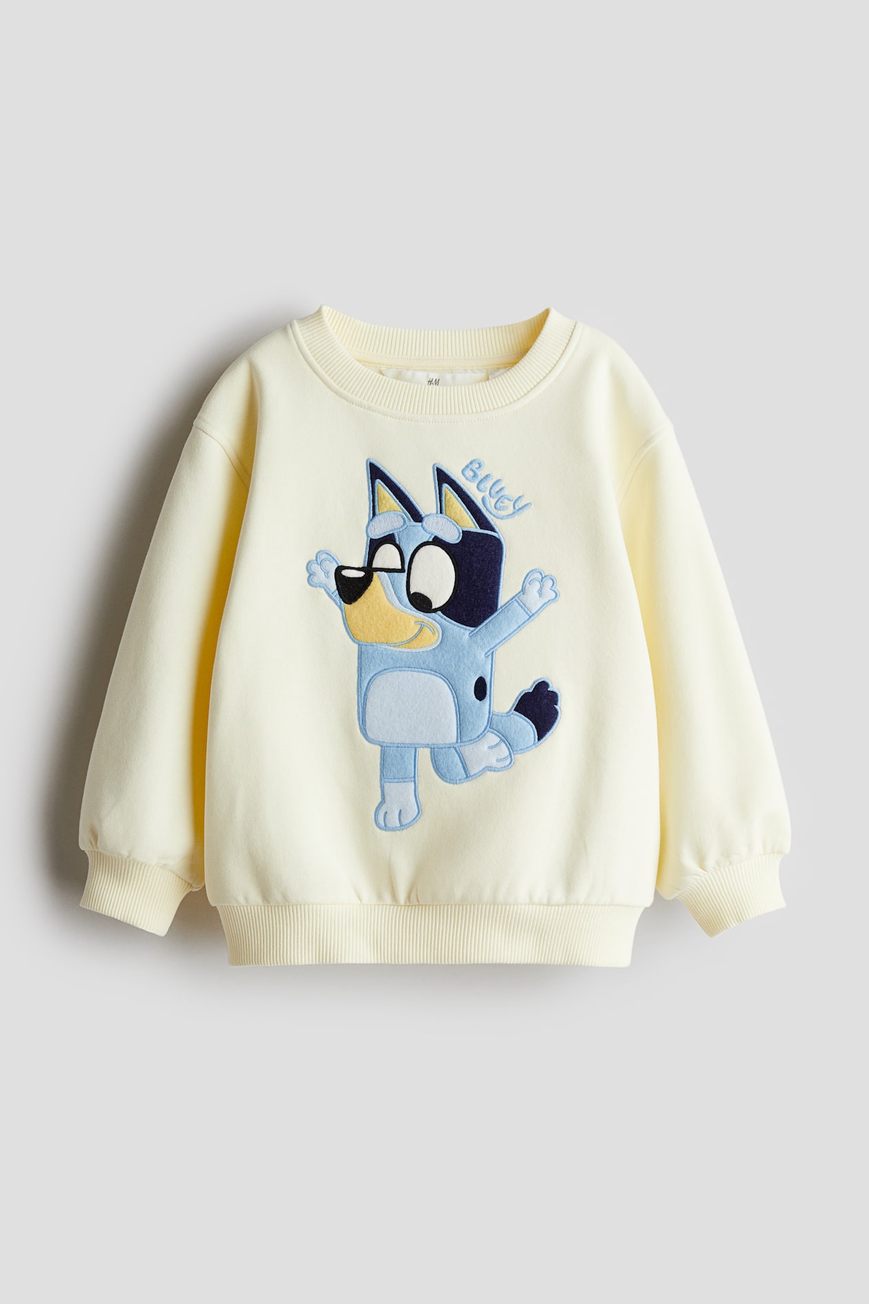 Light yellow/Bluey Sweatshirt with Motif for kids | H&M US