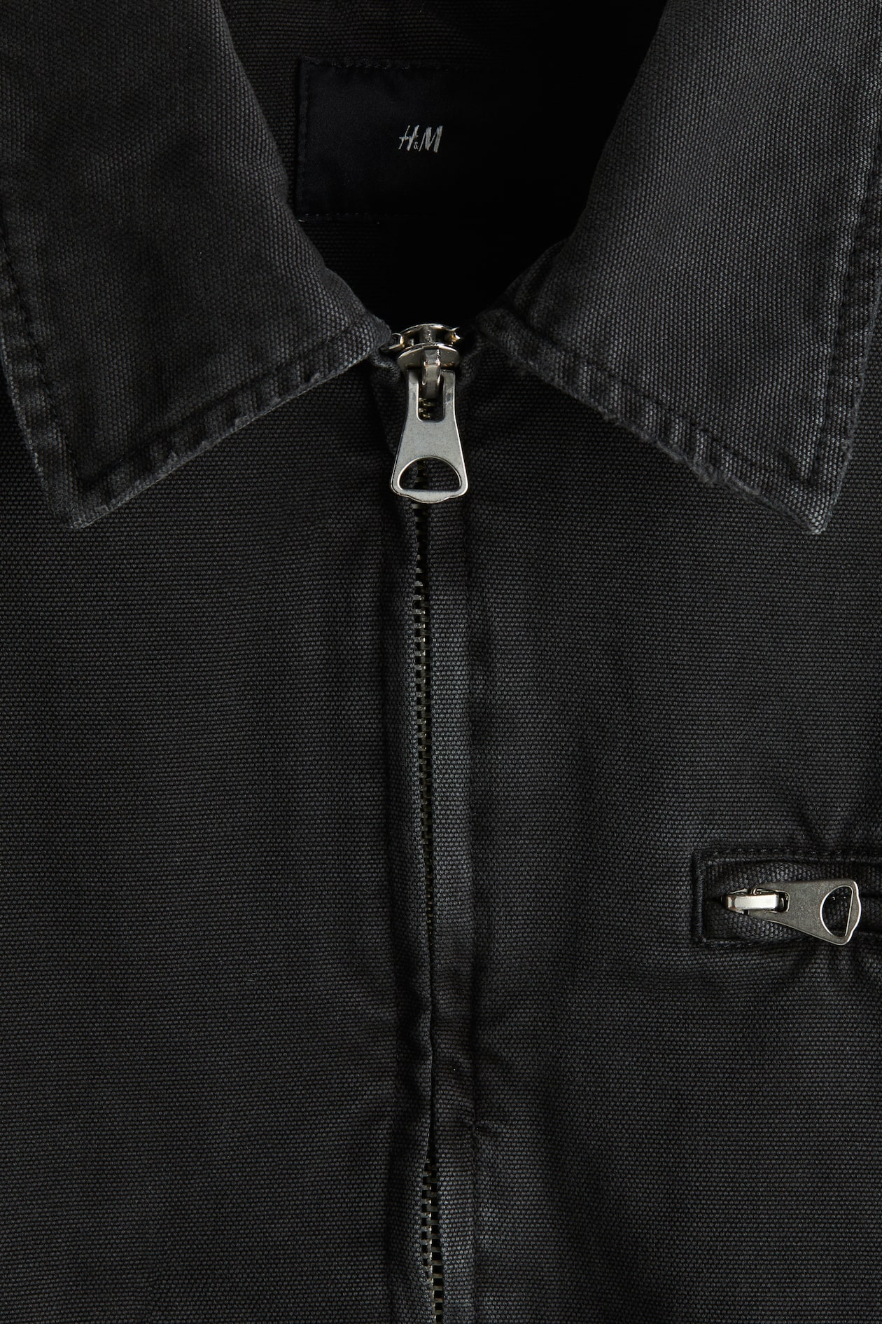 Men’s Dark gray Canvas Workwear Jacket | H&M US
