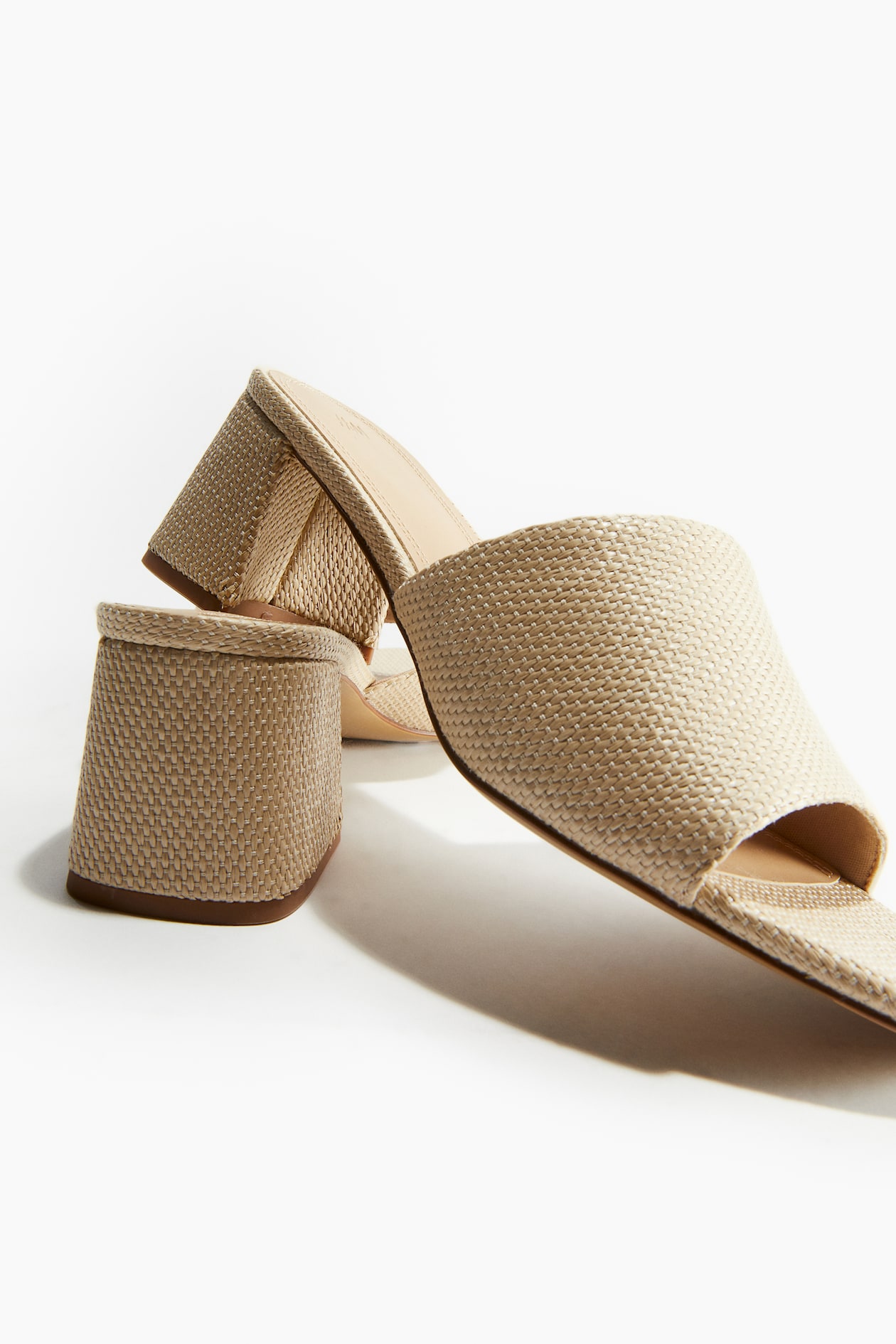 Mules à talon bloc - Beige clair - FEMME | H&M FR