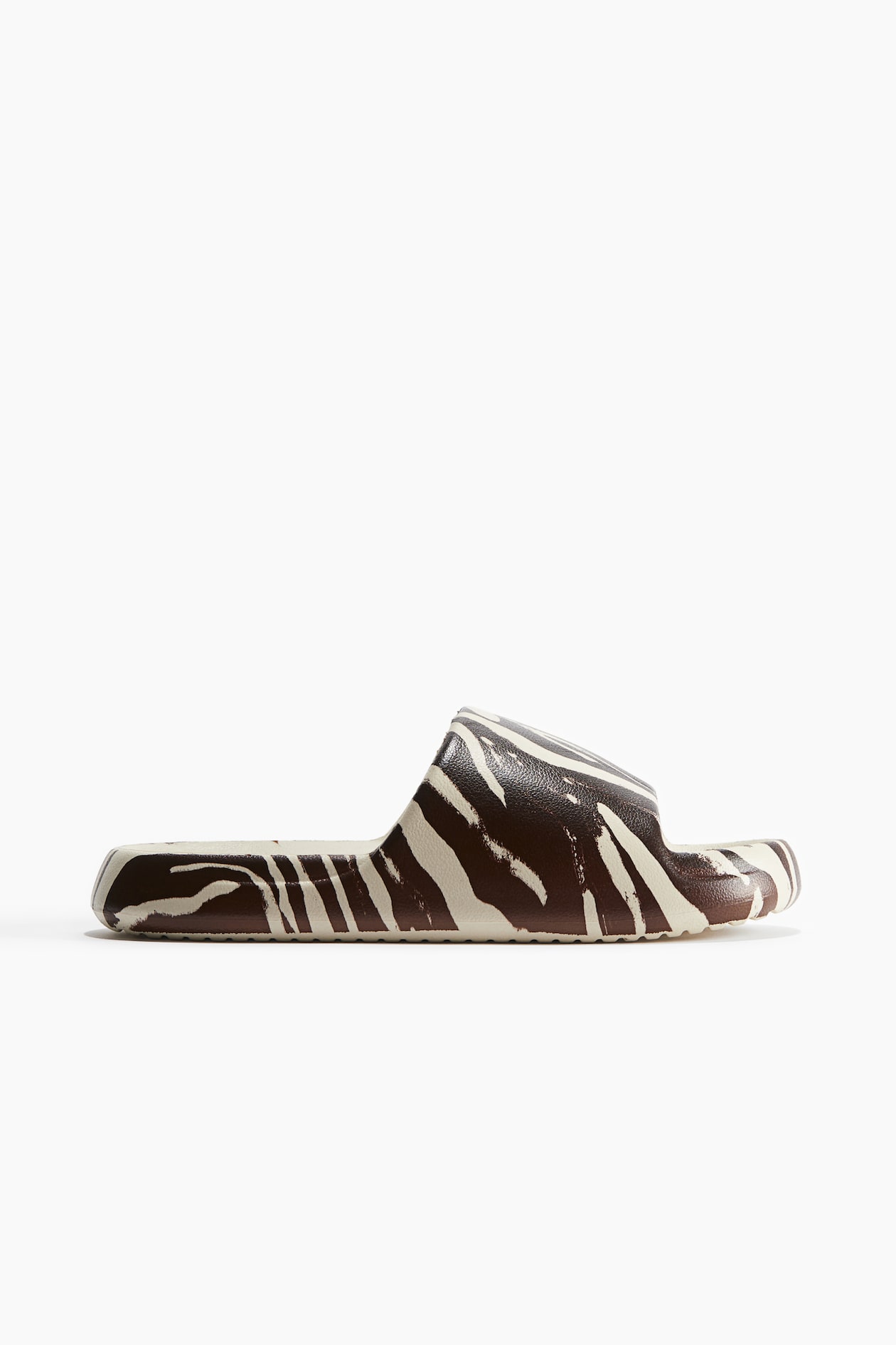 Women's Brown/zebra print Pool Slide Shoes | H&M CA
