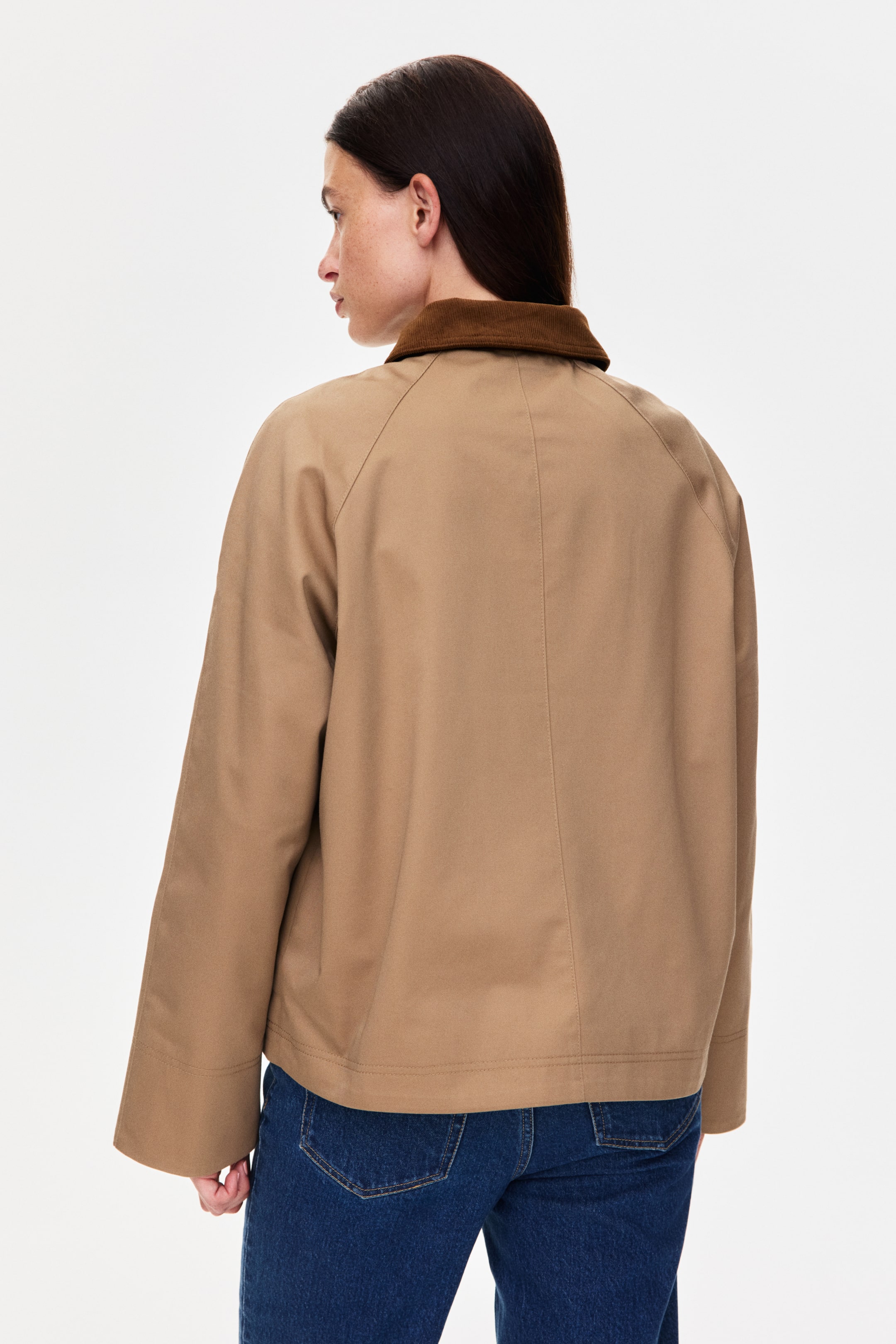 Women's Beige MAMA Before & After Babywearing Twill Jacket | H&M US