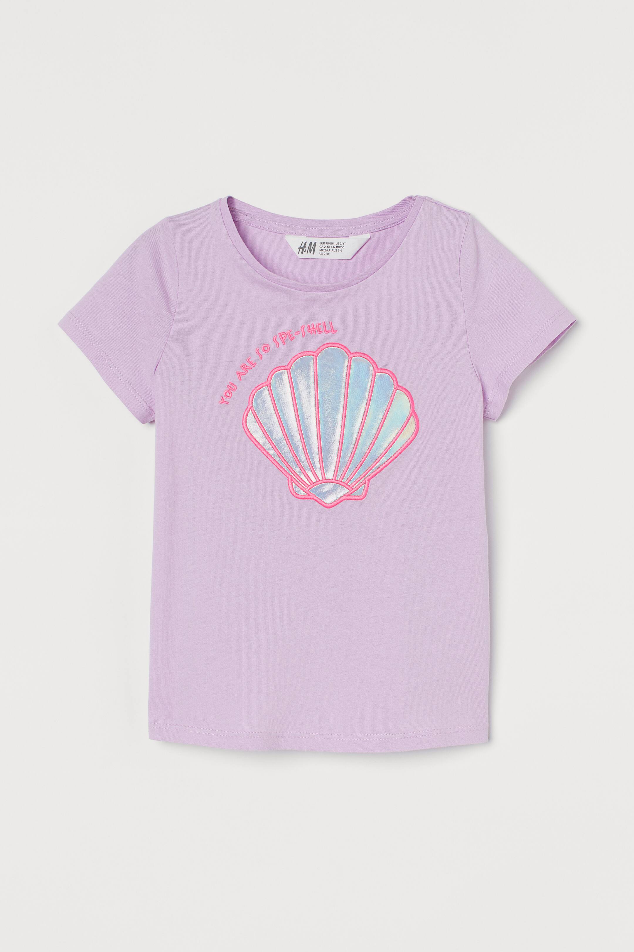 Top - Light purple/shell - Kids | H&M CA