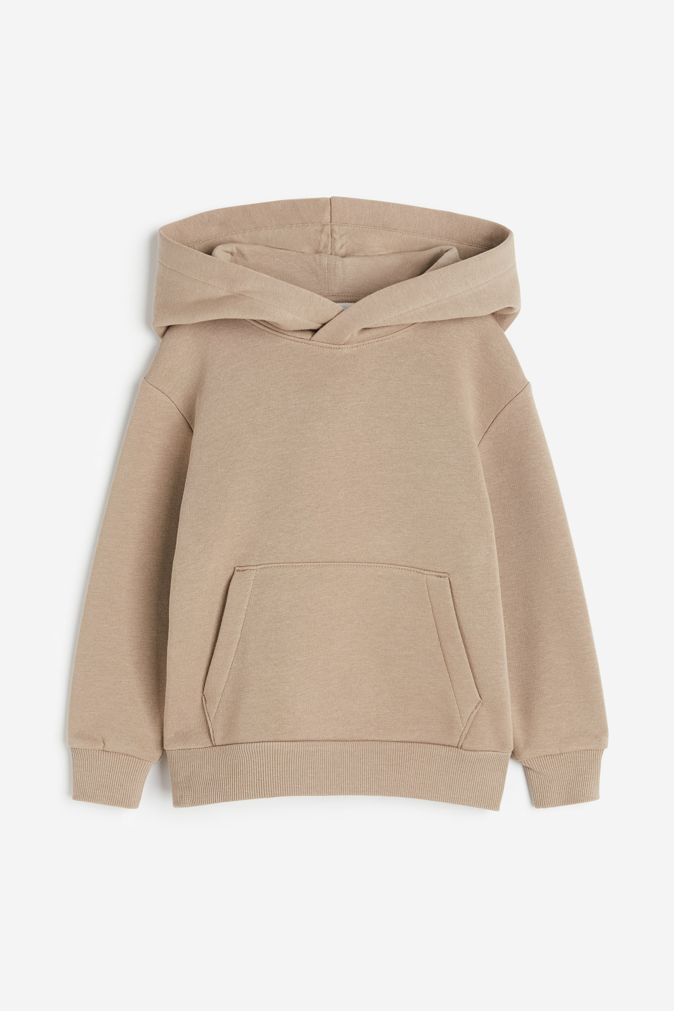 Brushed-Inside Hoodie - Beige - Kids | H&M US