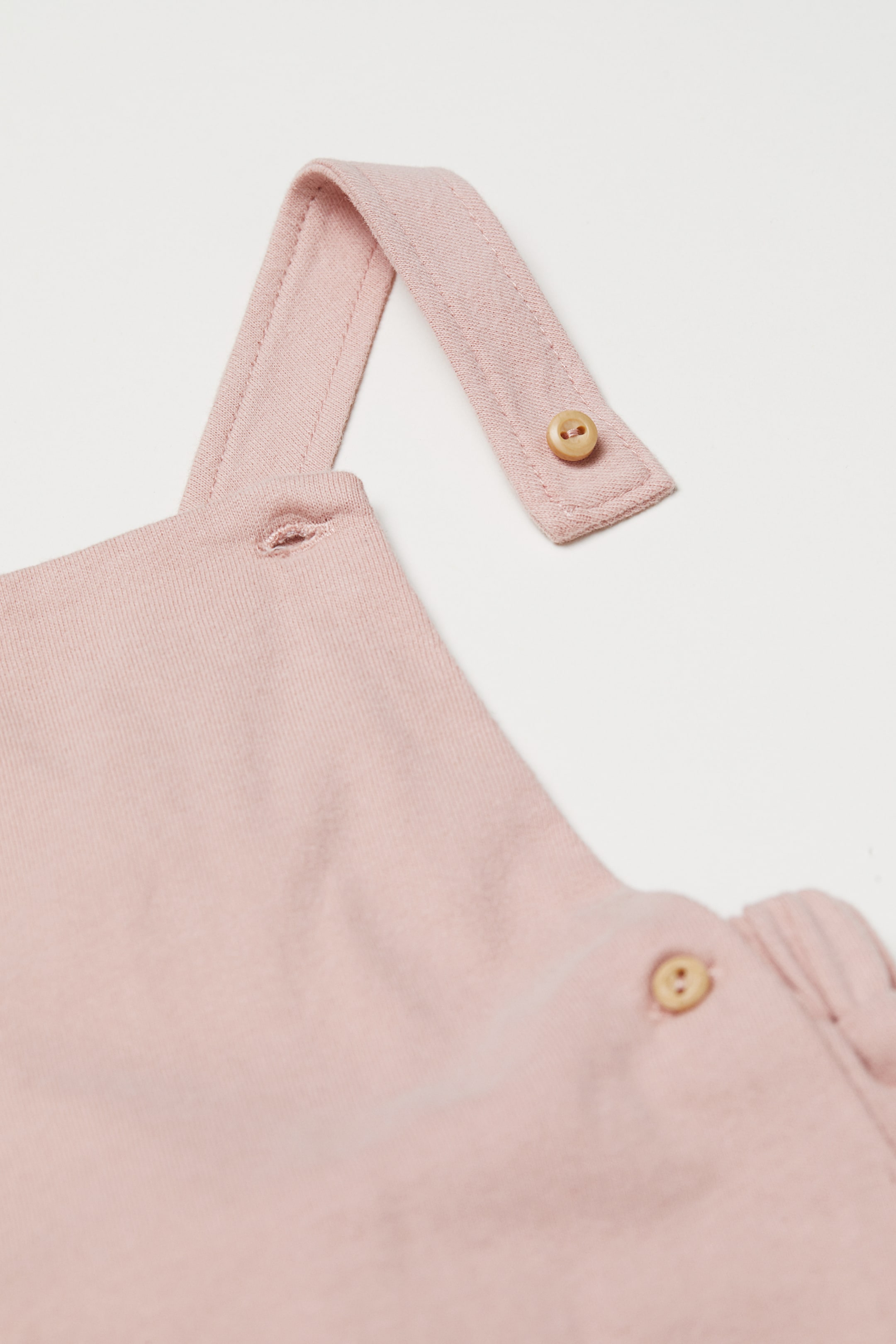Cotton Overalls - Long - Powder pink - Kids | H&M CA