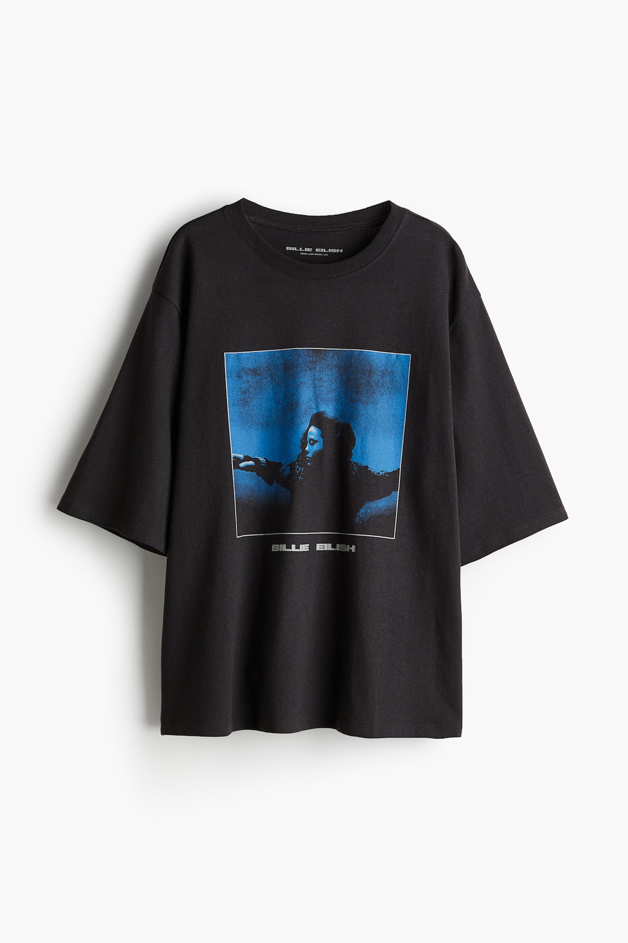 Oversized Printed T-shirt - Black/Billie Eilish - Ladies | H&M US