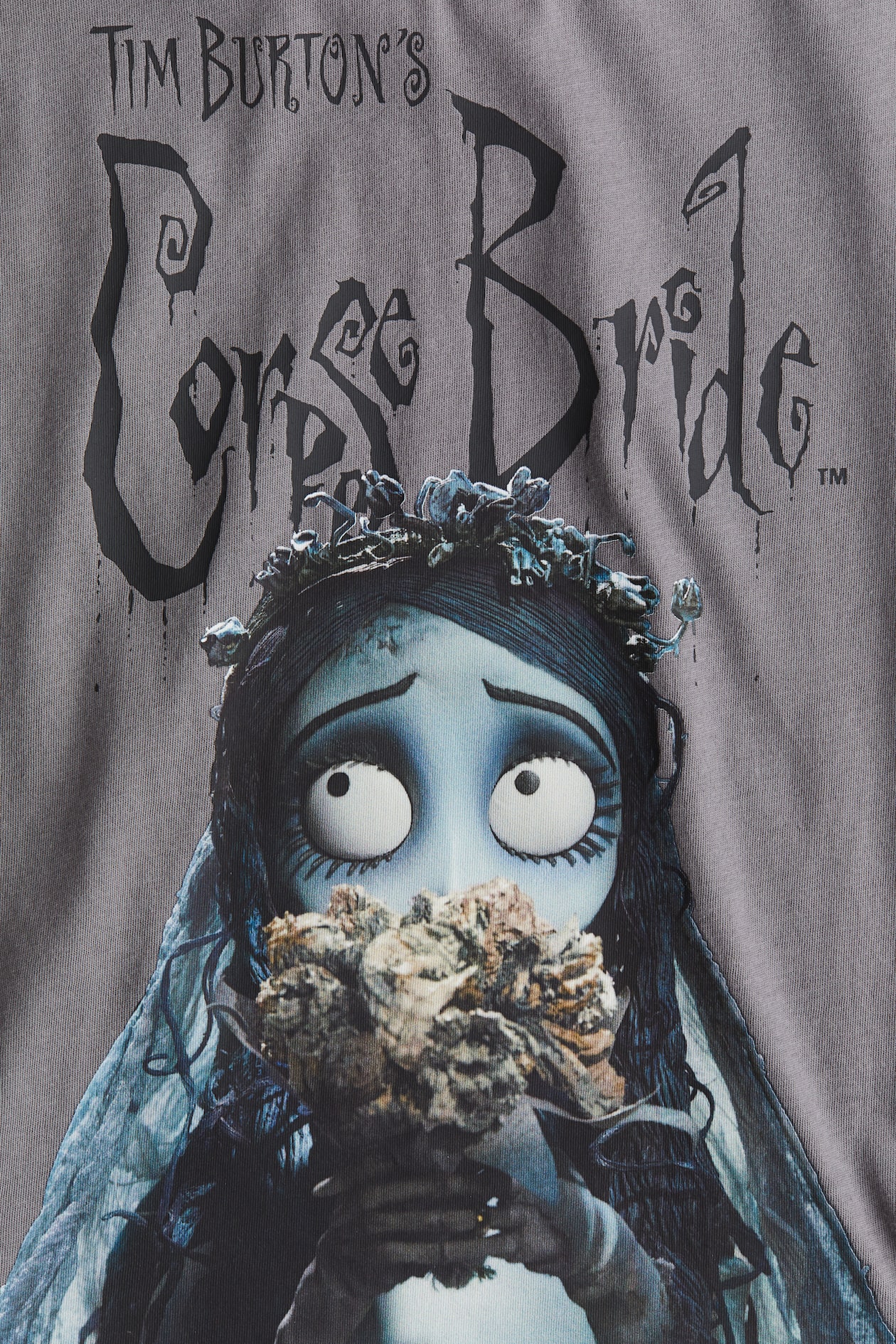 Printed T-shirt - Gray/Corpse Bride - Kids | H&M US
