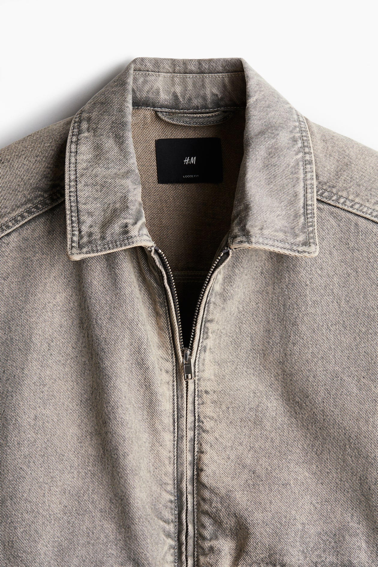 Men’s Denim beige Loose Fit Denim Worker Jacket | H&M CA