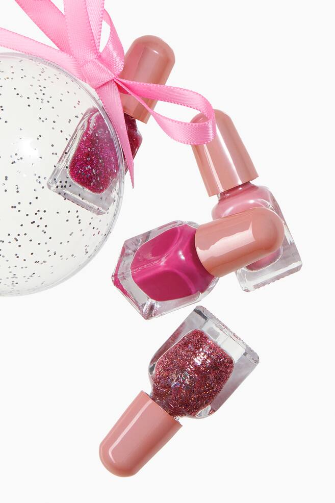 4-pack mini nail polishes - Light pink - Beauty all | H&M GB