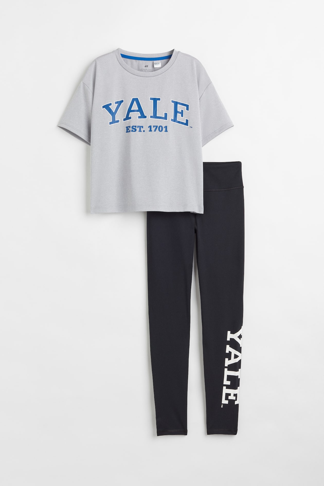 2-teiliges Sportset mit Print - Hellgrau/Yale - Kids | H&M DE