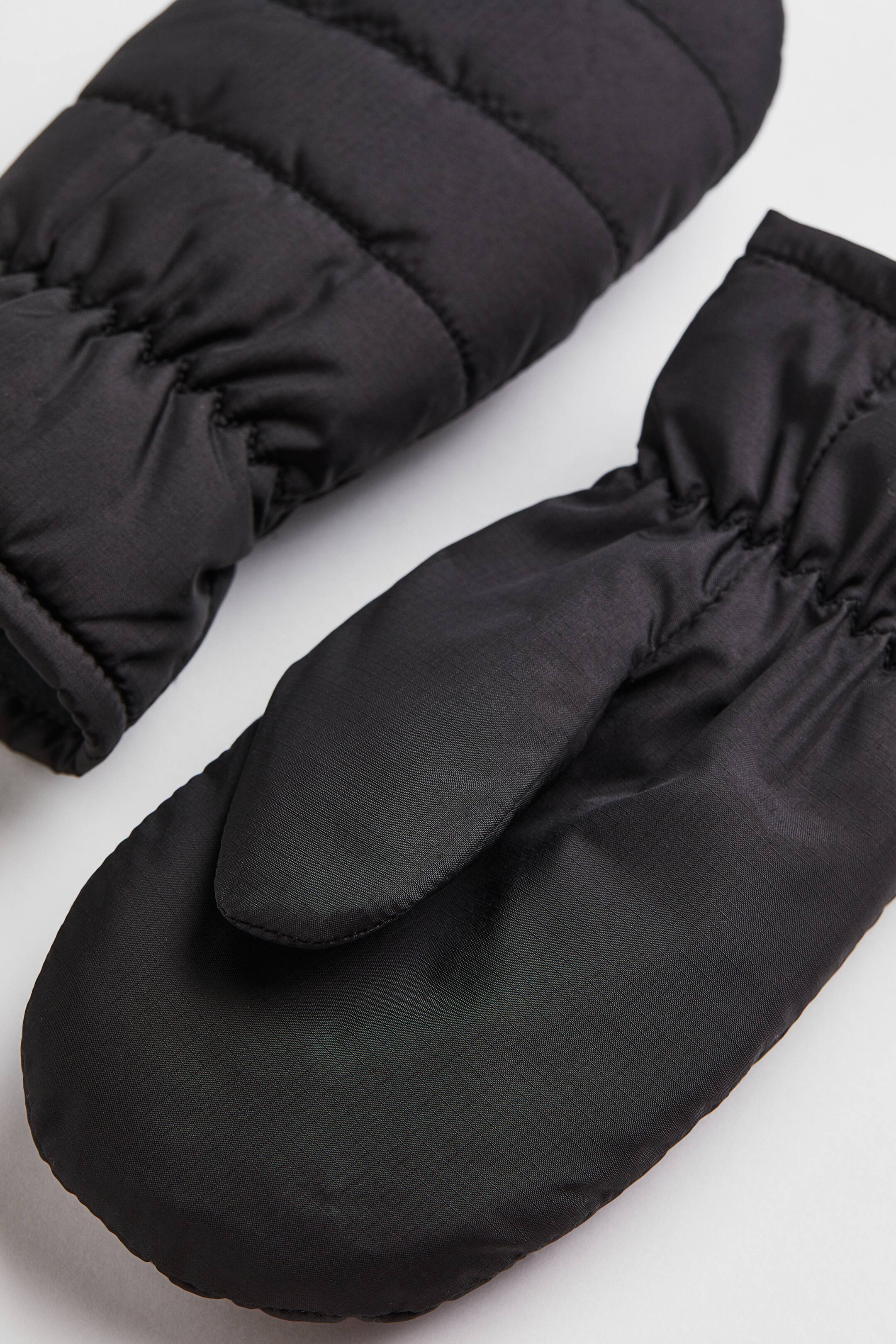 Vandafvisende vatterede vanter - Sort - BØRN | H&M DK