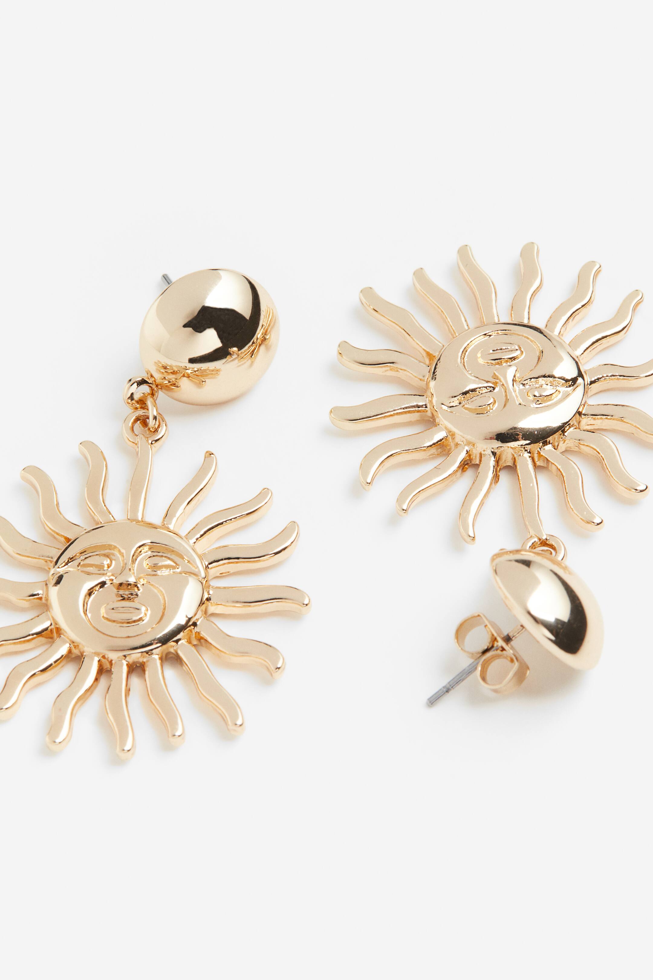 Boucles d’oreilles avec pendentifs - Doré - FEMME | H&M CA