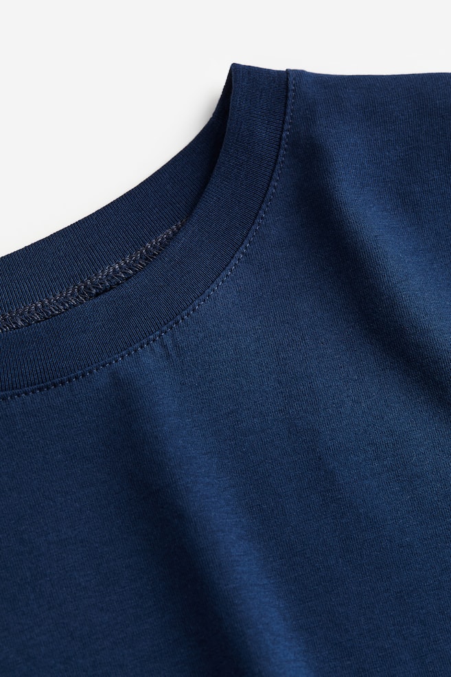 Navy blue Cotton T-shirt for kids | H&M US