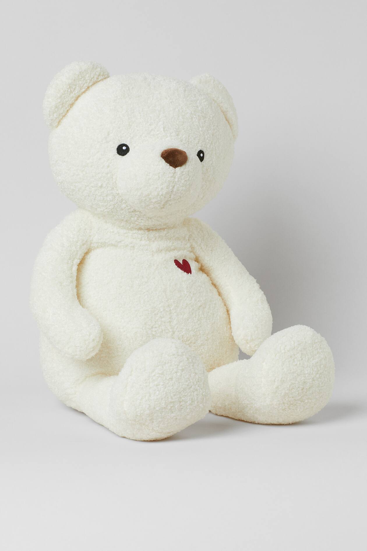 Large soft toy - White/Teddy - Home All | H&M GB