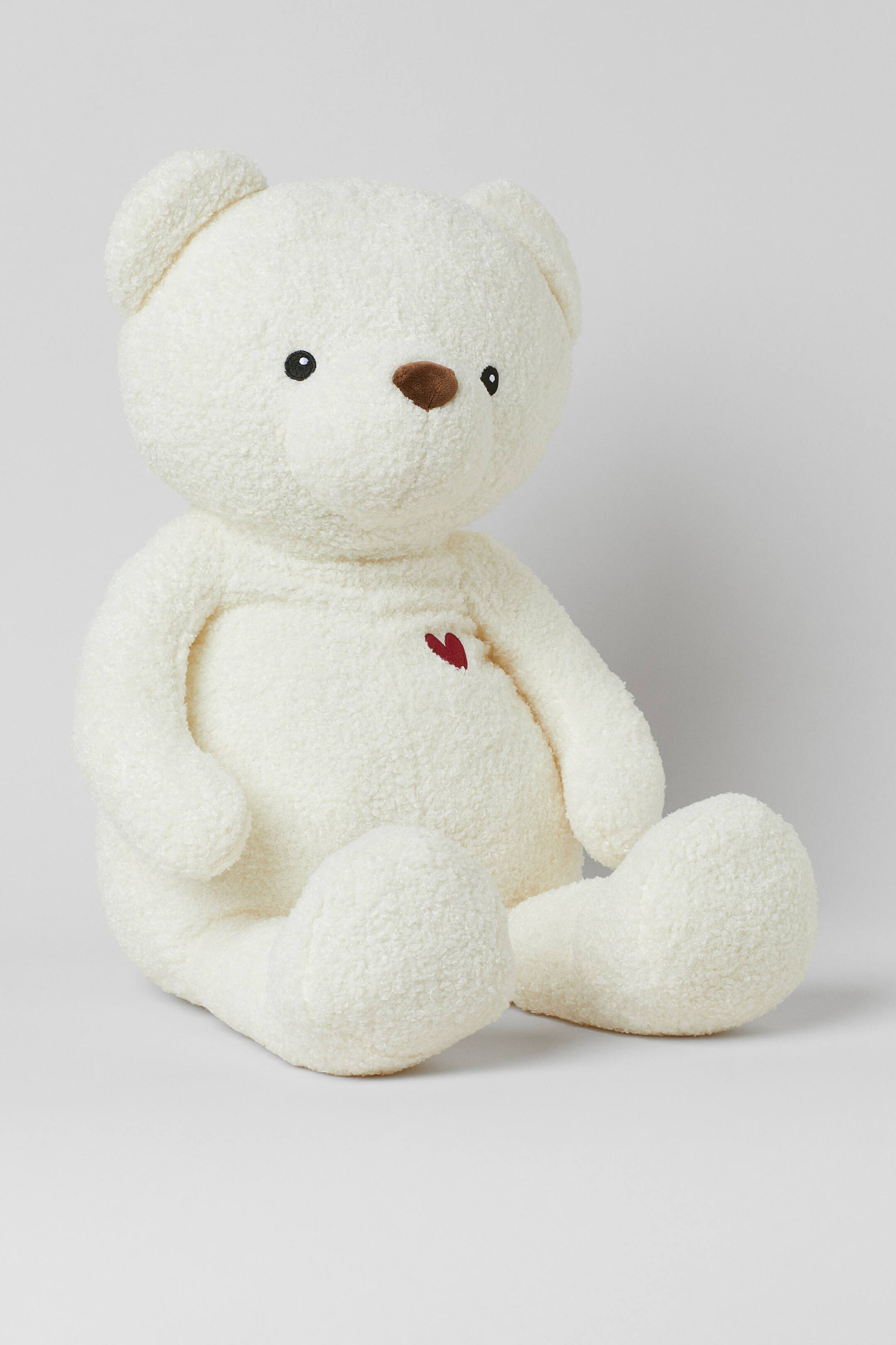 Large soft toy - White/Teddy - Home All | H&M GB