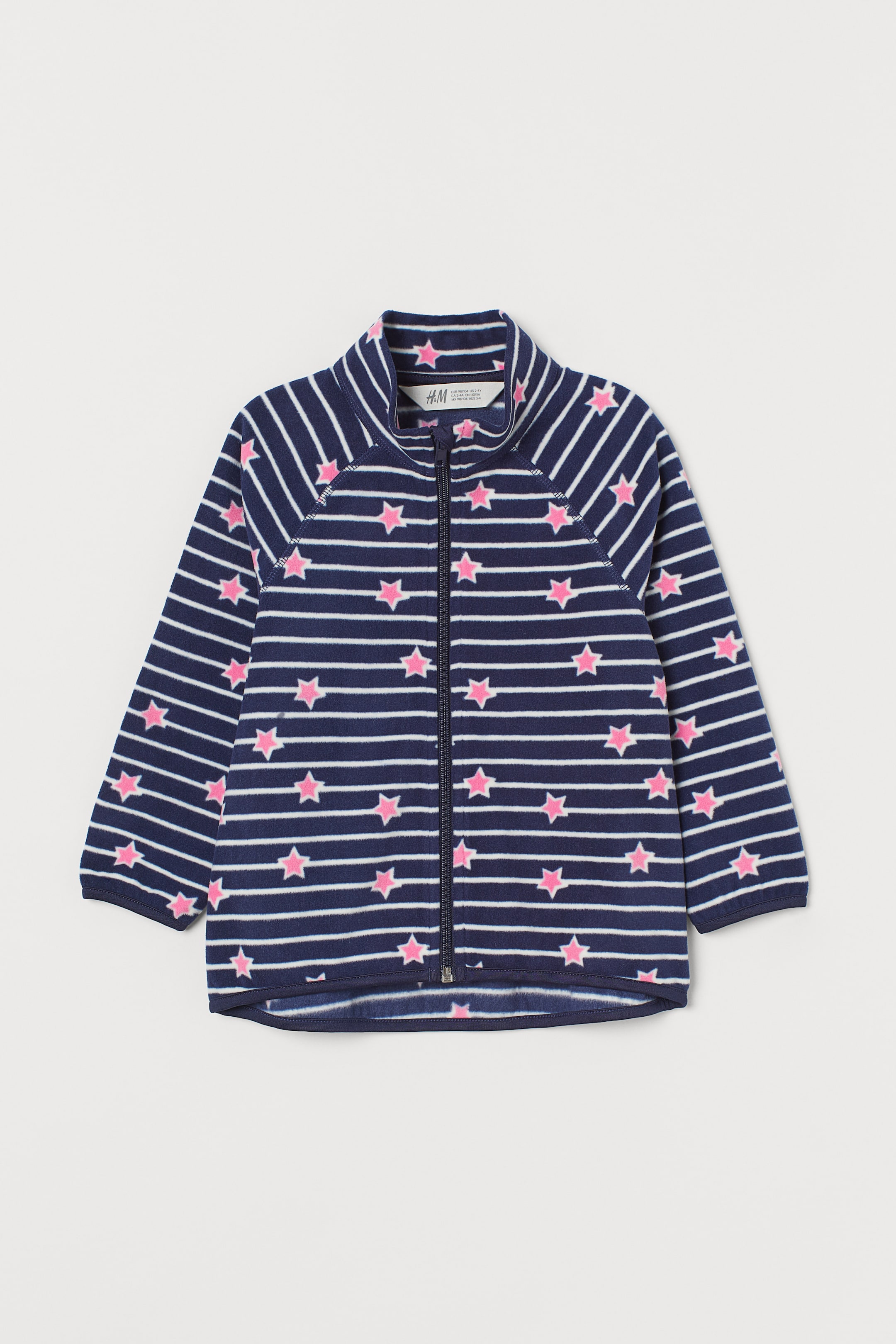Φλις ζακέτα - Σκούρο μπλε/αστέρια - Kids | H&M GR